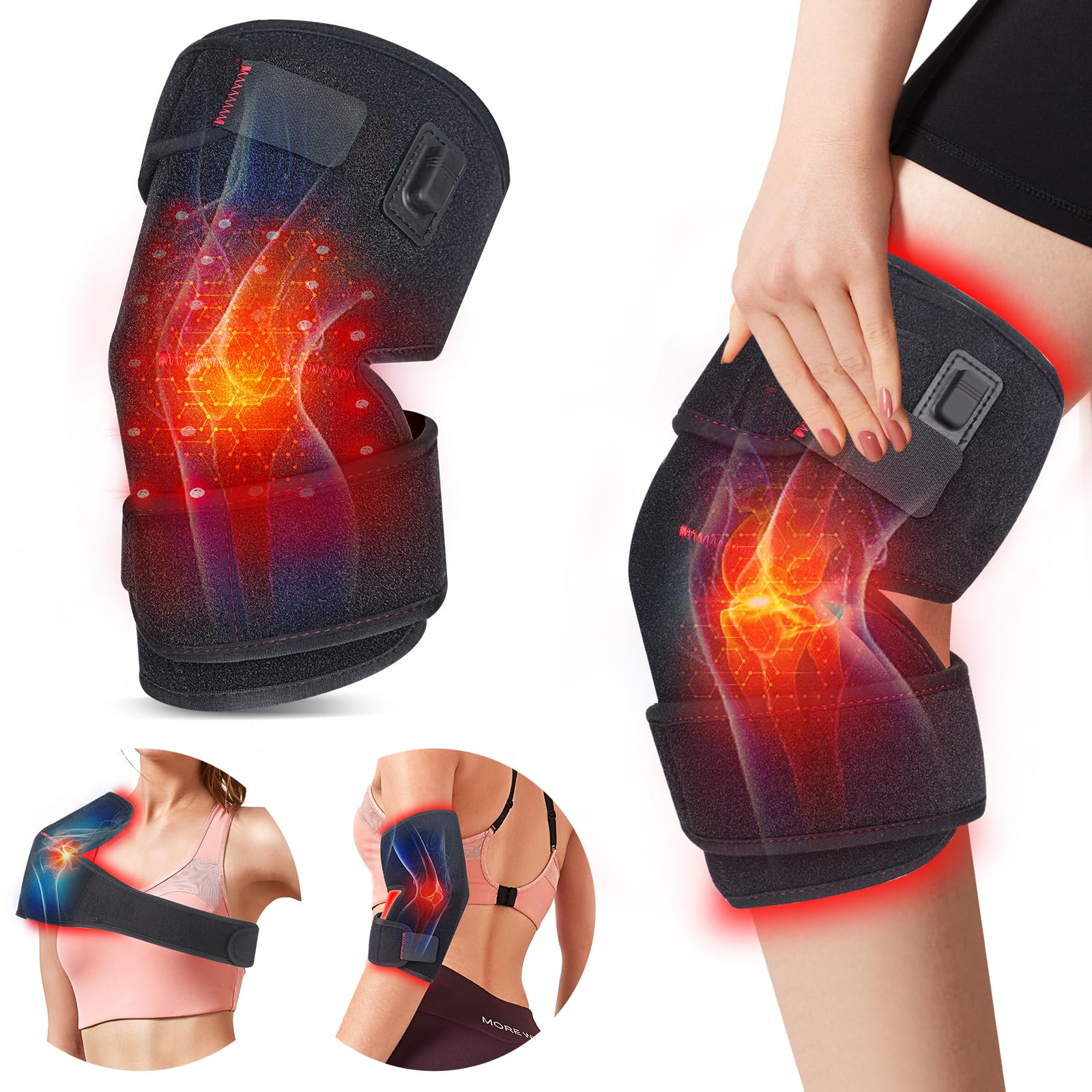 Amazon.com: Red Light Therapy for Knee,yasinaner Infrared Light Therapy ...