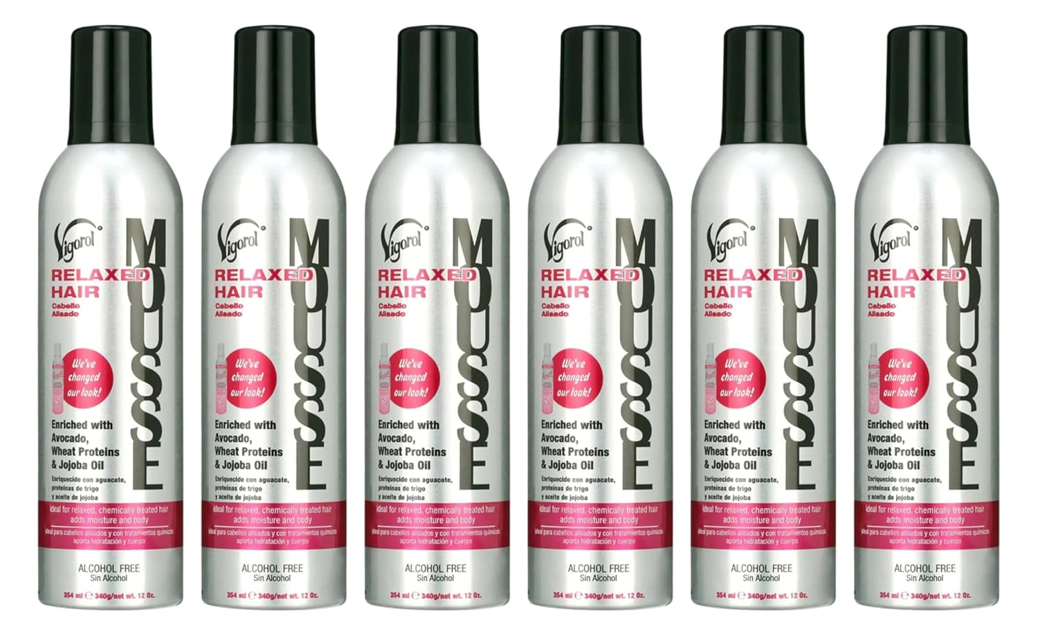 Amazon.com: Vigorol Relaxed Hair Care Mousse, 12 Fluid Ounce - 6 per ...