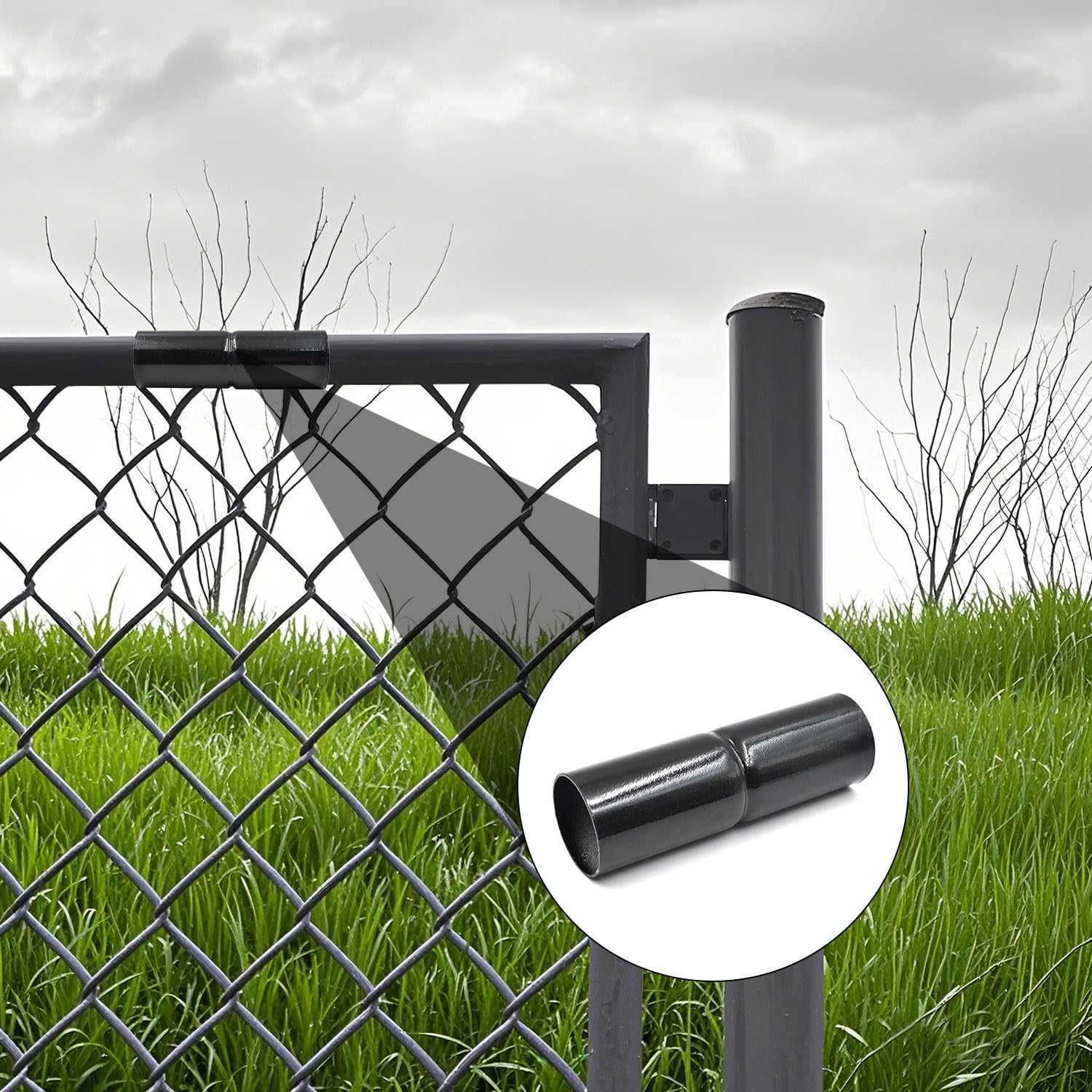 Chain Link Fence Bottom Rail Installation Chain Link Fence
