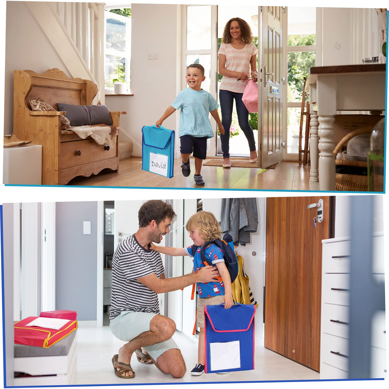 24 Sets Large Book Pouches Book Buddy Bags for Classroom Bulk Reading ...