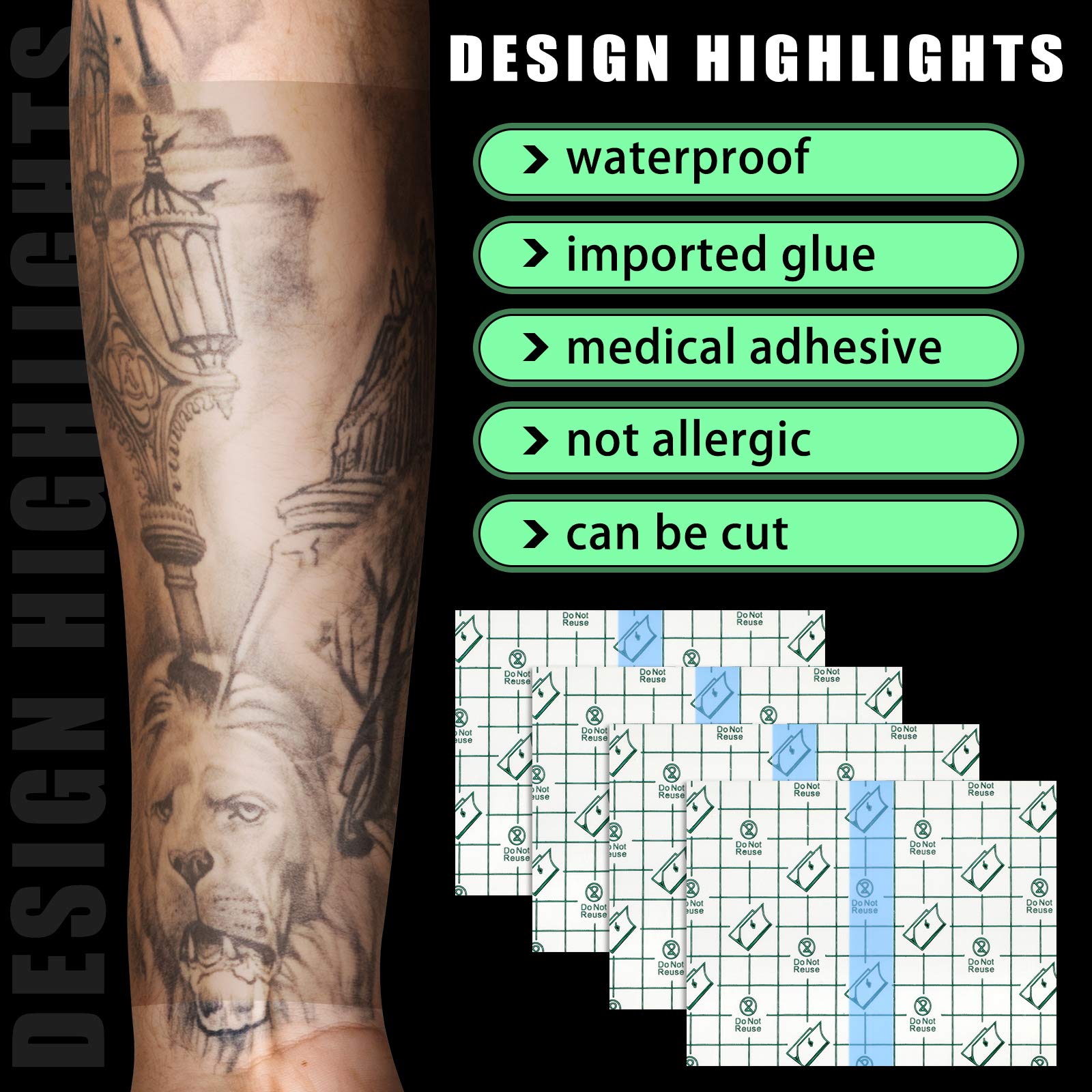Snapklik.com : 50 Pieces Waterproof Shower Patch Adhesive Bandage ...