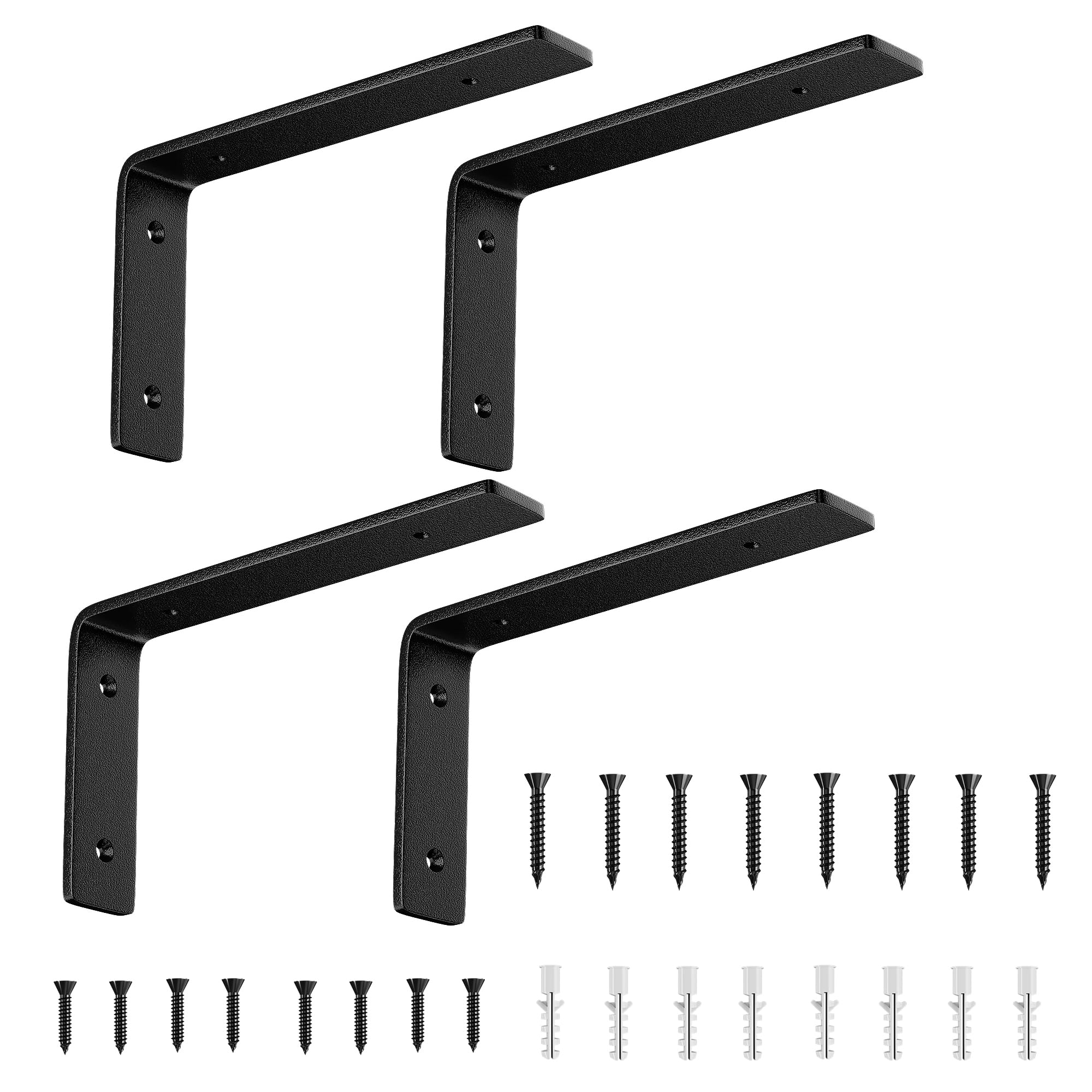 SKYSEN 18cm Regalhalterung 4 Stüke Winkel Regal mit Schrauben ...