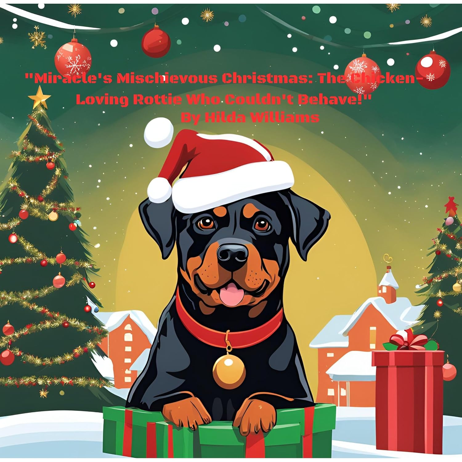 Amazon.com: "Miracle's Mischievous Christmas: The Chicken-Loving Rottie ...