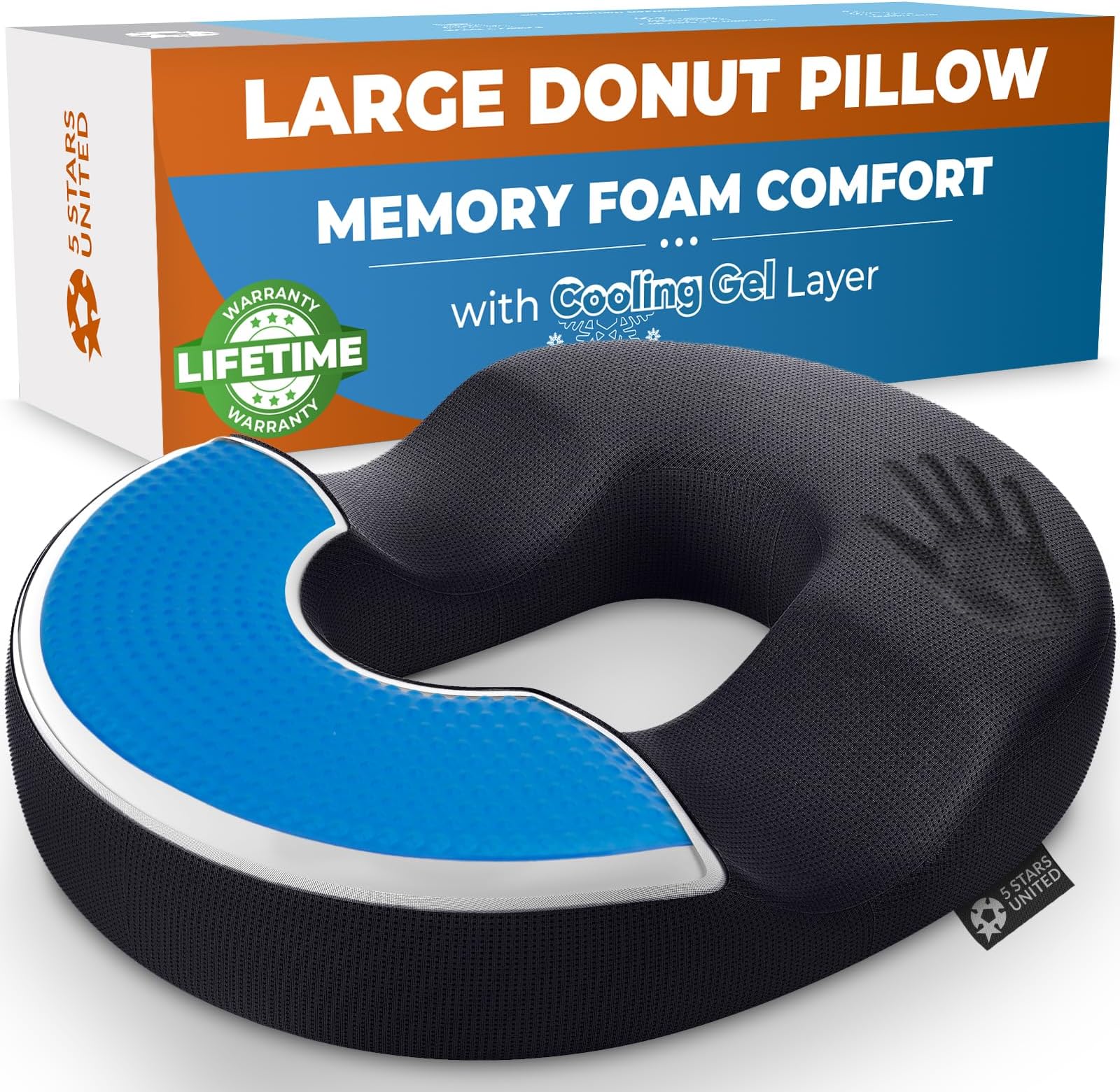 Amazon.com: Bed Sore Cushion for Butt Hemorrhoid Pillow Sitting Donut ...