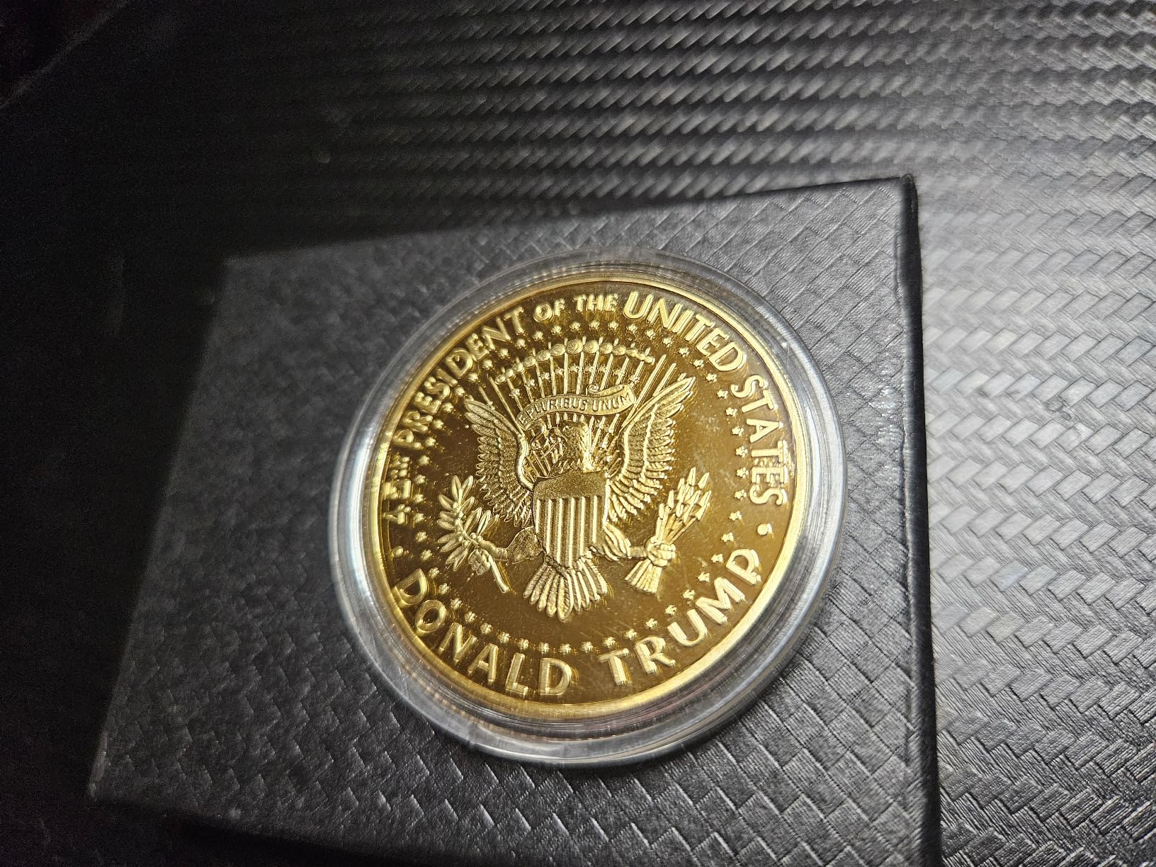 Amazon.com: 2024 Trump Commemorative Coin 47th President Metal Gold ...