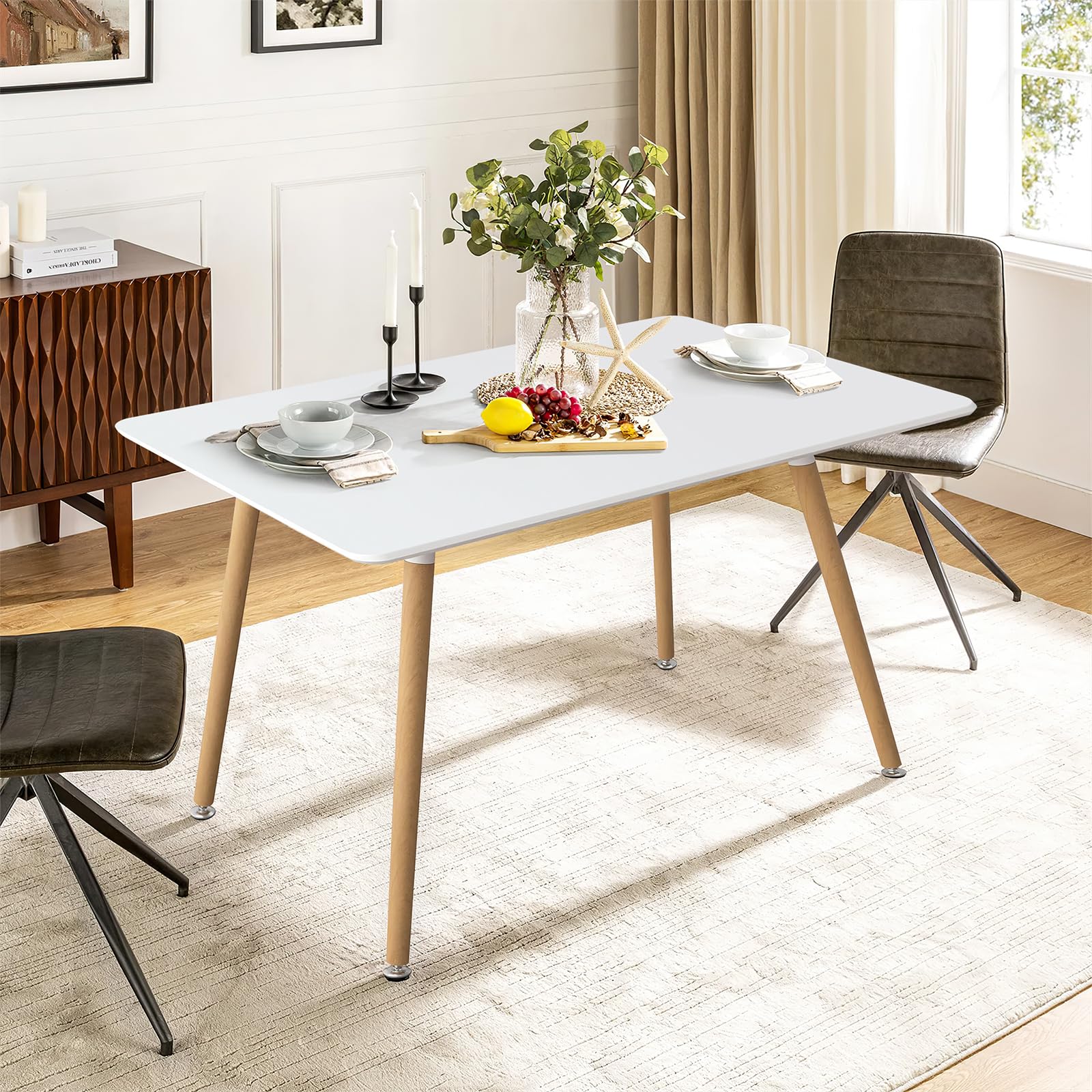 Rectangular Small Kitchens 2024 New Dining Table Set For 4, Kitchen