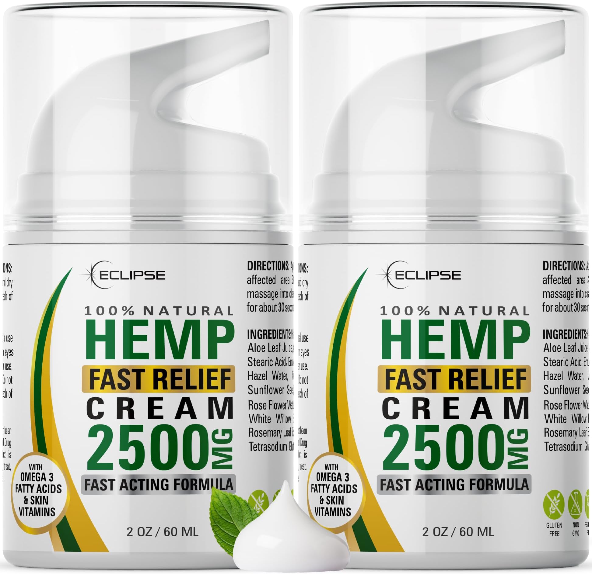 Amazon.com: Hemp Cream by Eclipse - Help Support Relieve Discomfort in ...