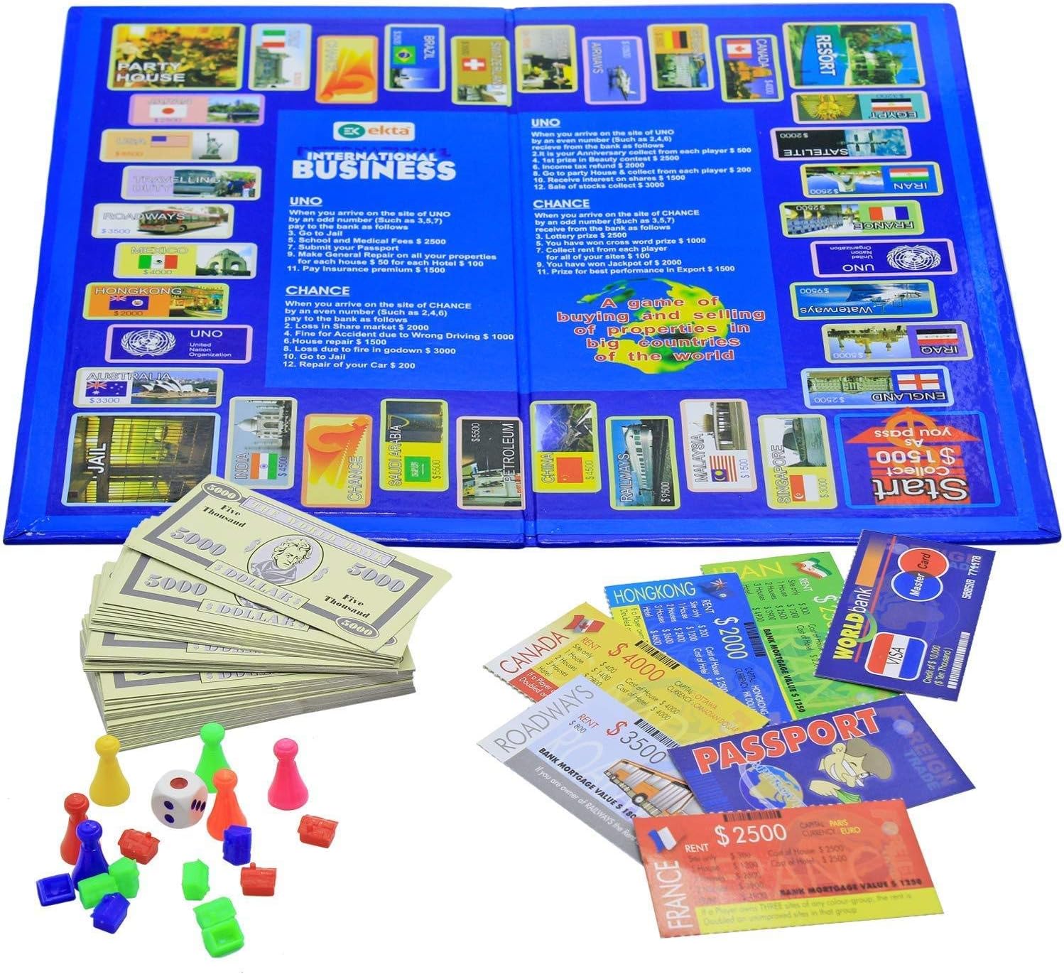 Buy International Business Board Game Family Game Money & Assets Games ...