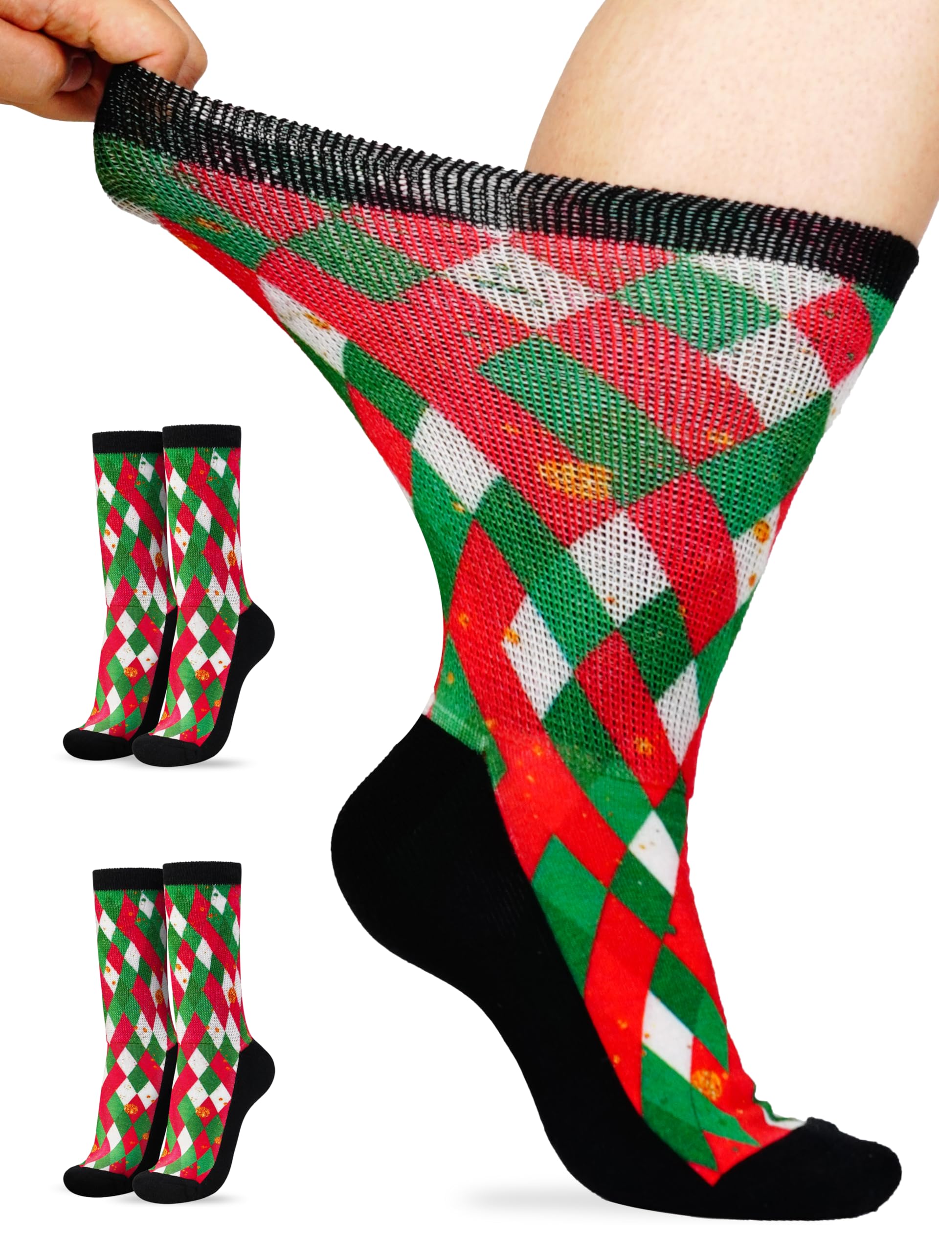 Amazon.com: Artdear Diabetic Socks for Men & Women - 2 Pairs Bamboo Non ...