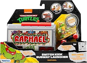 Amazon.com: Teenage Mutant Ninja Turtles 5" Switch Kick Subway Launcher ...