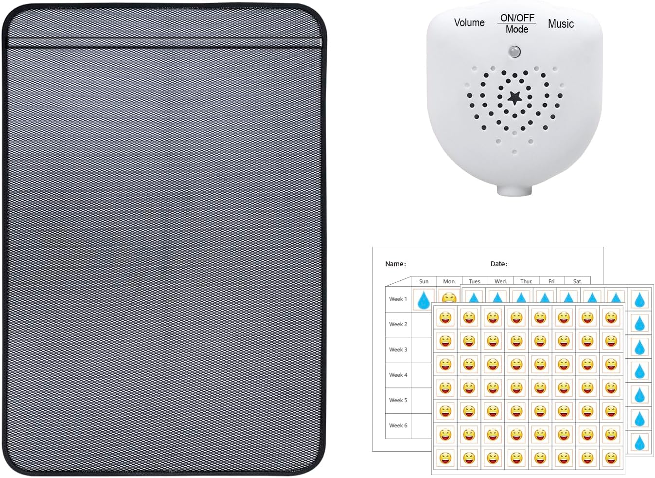 Amazon.com: Bedwetting Alarm Pad for Children, USB Rechargeable, Pee ...