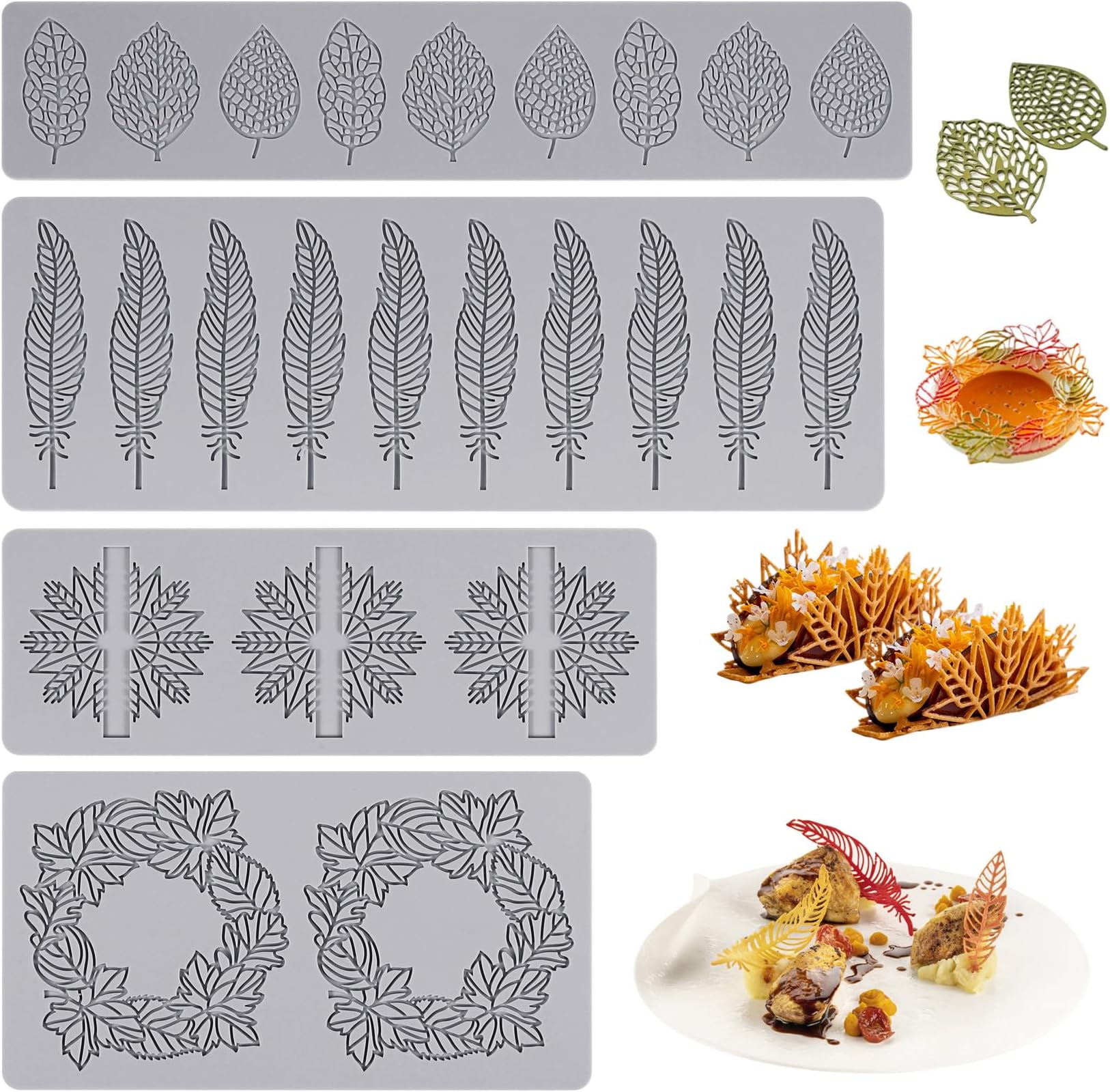 TUKE Sea Shell Silicone Molds Non-Stick Food Grade Silicone Mold Baking ...