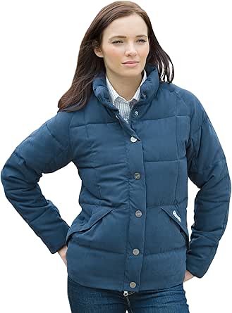 Puffa Country Sports Women's Henshawe Country Jacket - Navy, Size 8 ...