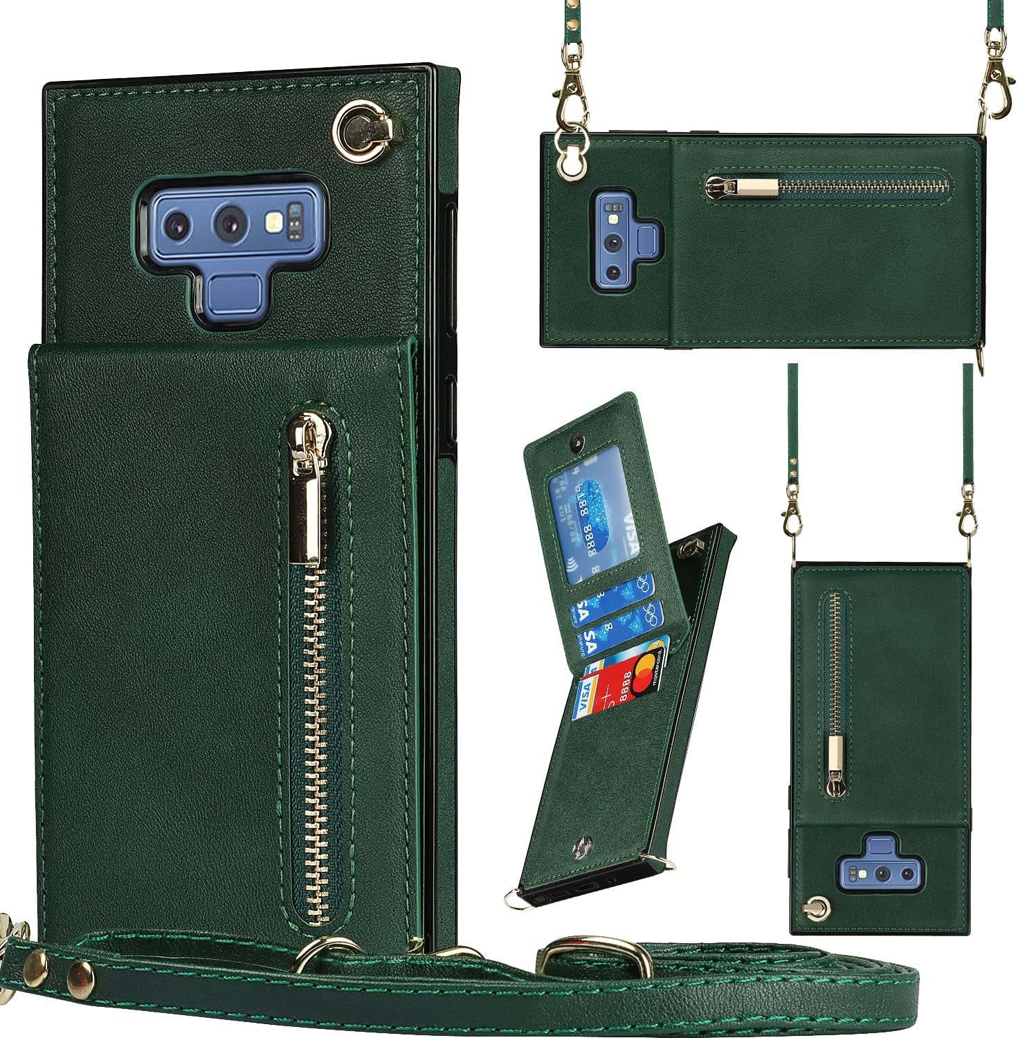 Amazon.com: Phone Case for Samsung Galaxy Note 9 Wallet Cover with ...