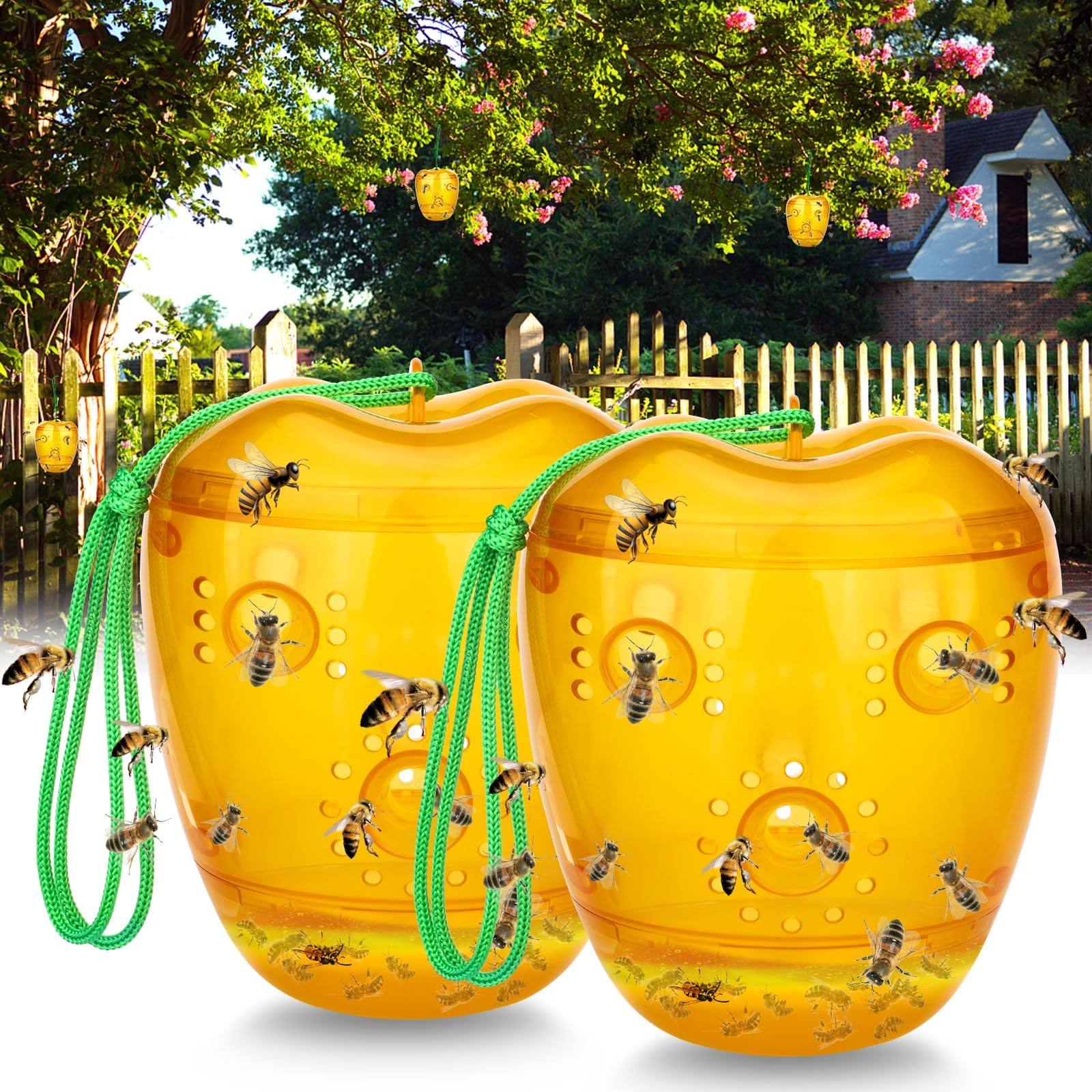 Amazon.com : Wasp Traps Catcher - Honey Bee Trap, Insect Catcher, Wasp ...