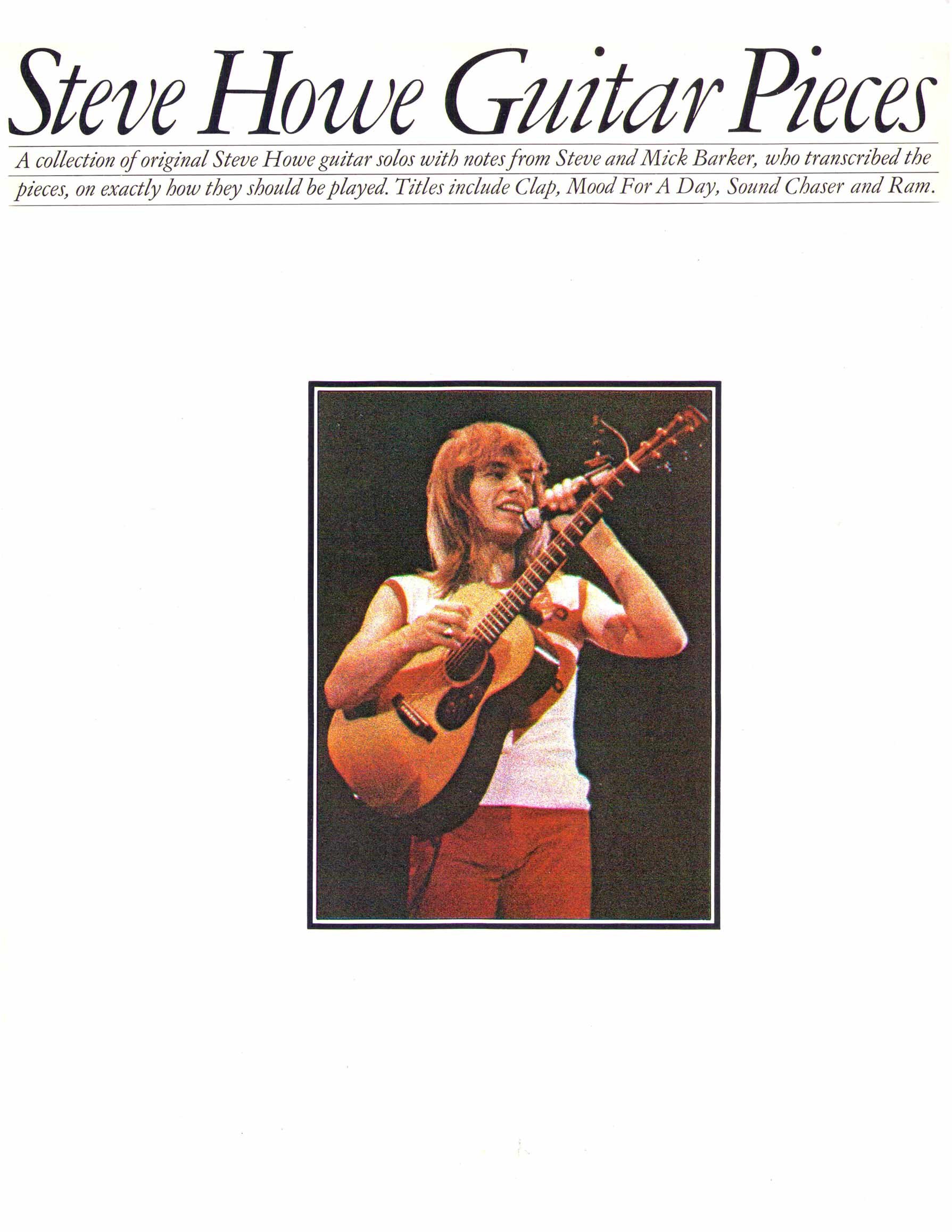 Steve Howe Guitar Pieces [Songbook]: Steve Howe & Mick Barker: Amazon ...