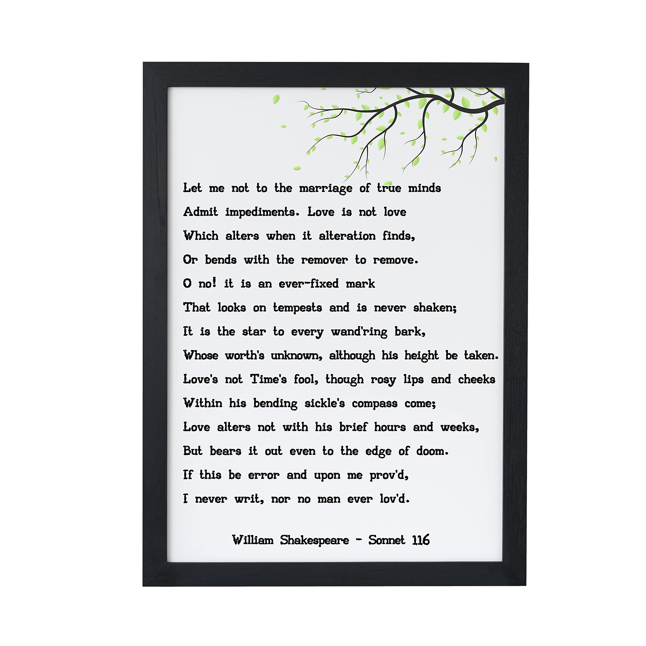Shakespeare Quote Love Is An Ever Fixed Mark Sonnet 116 | William