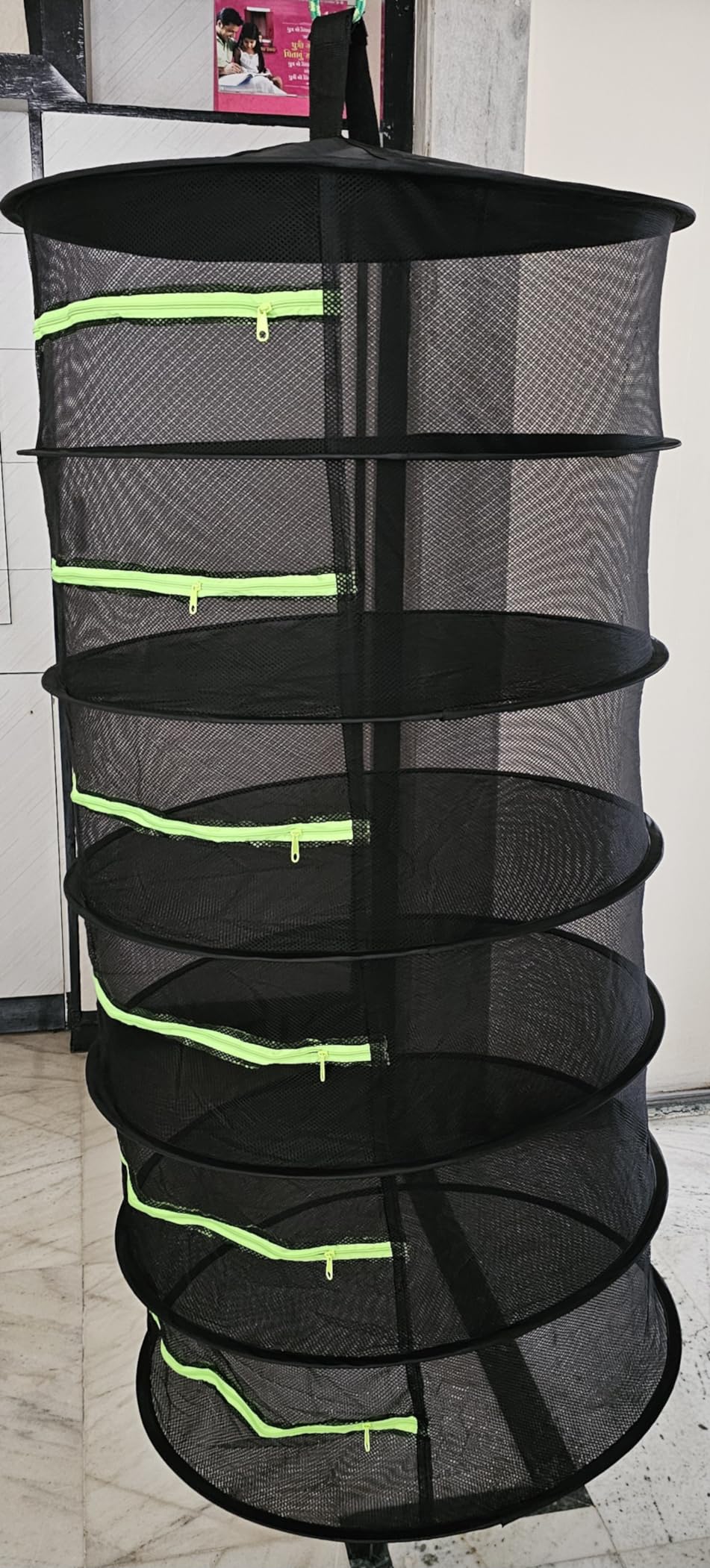 HASTHIP® 6 Layer Herb Drying Rack Net Mesh Herb Drying Rack Hanging ...