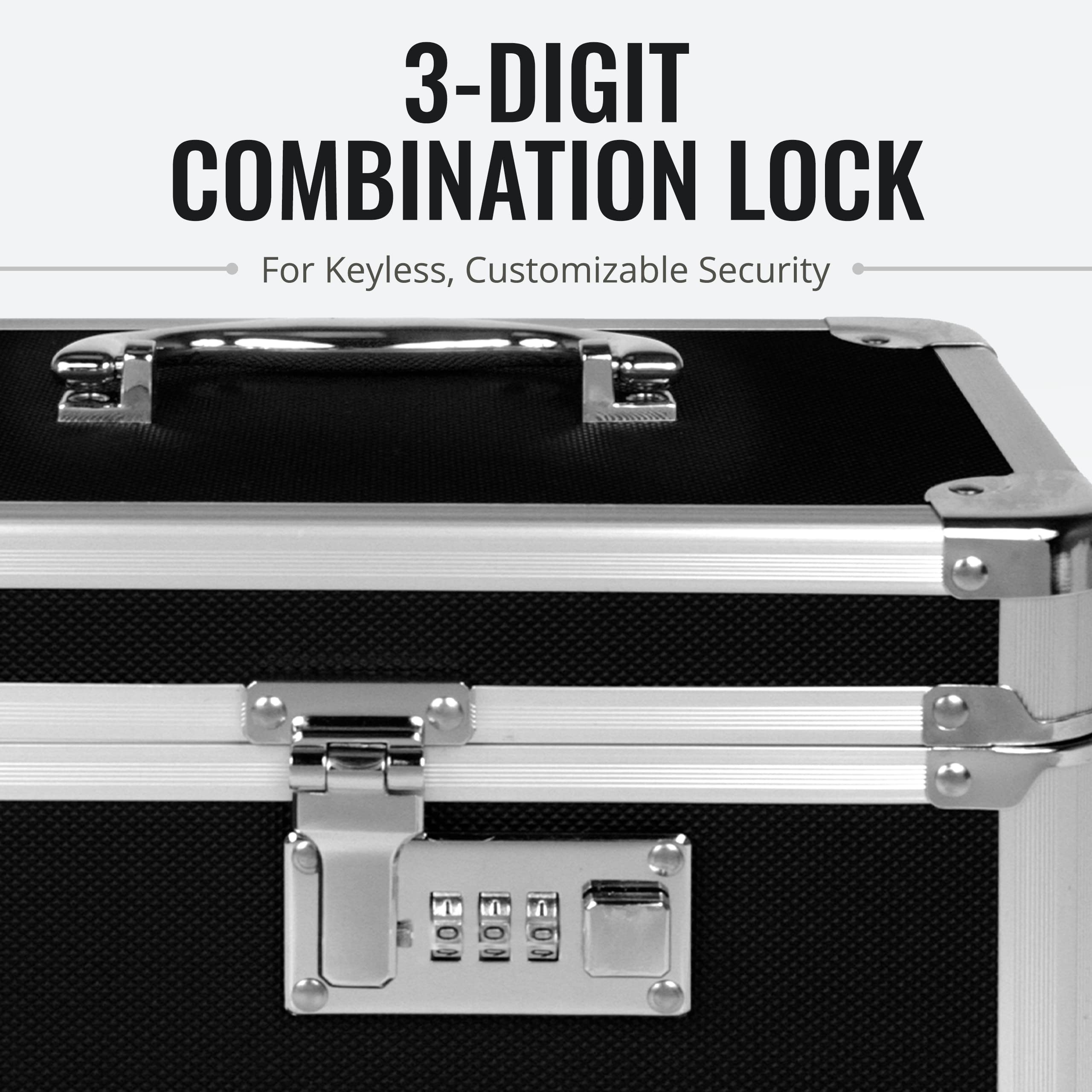 Vaultz Combination Lock Box - Pack of 1 - 10 x 7.25 x 7.75 Inch ...