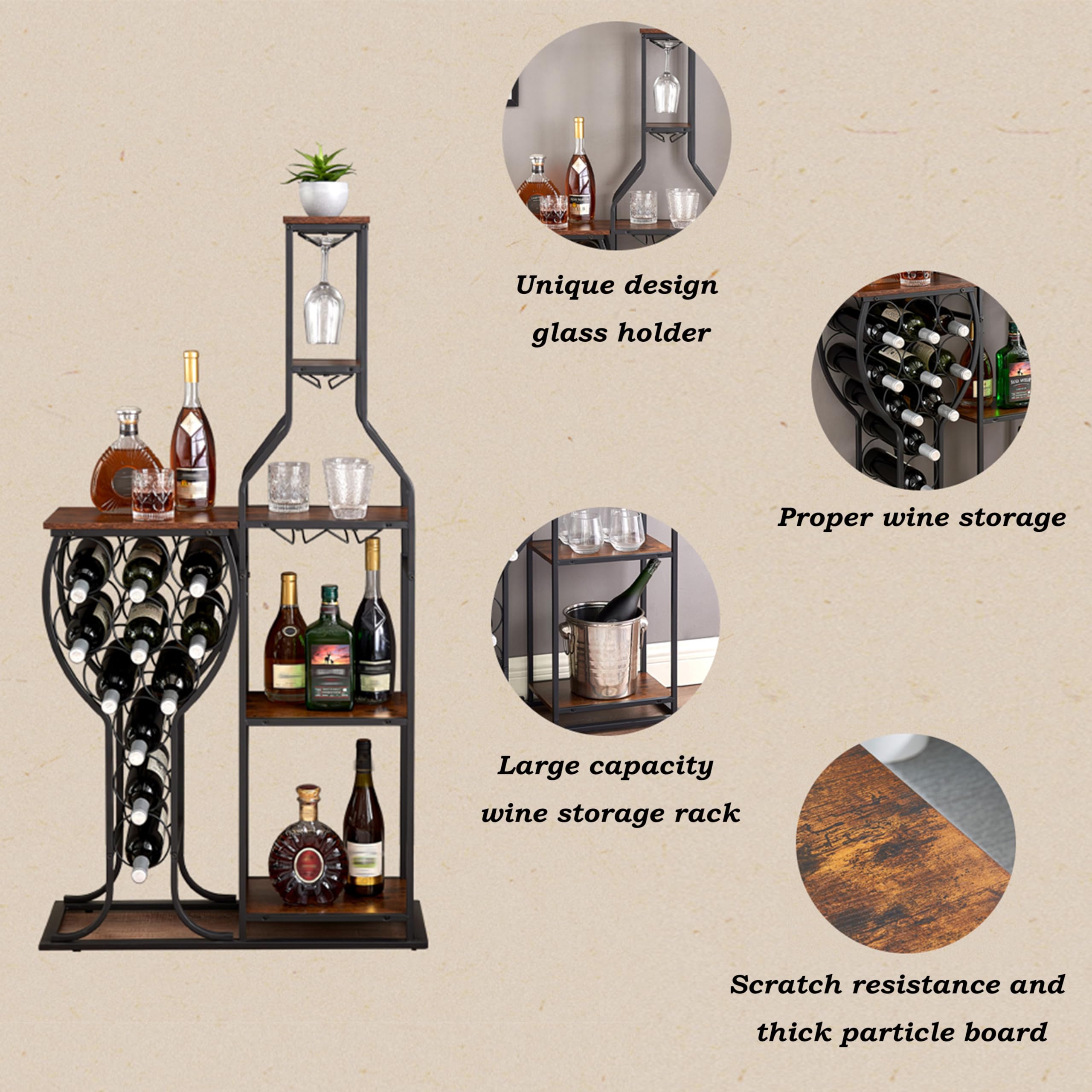 Extraordinary Cabinets Free Standing Bar Free Standing 84" Dry Bar