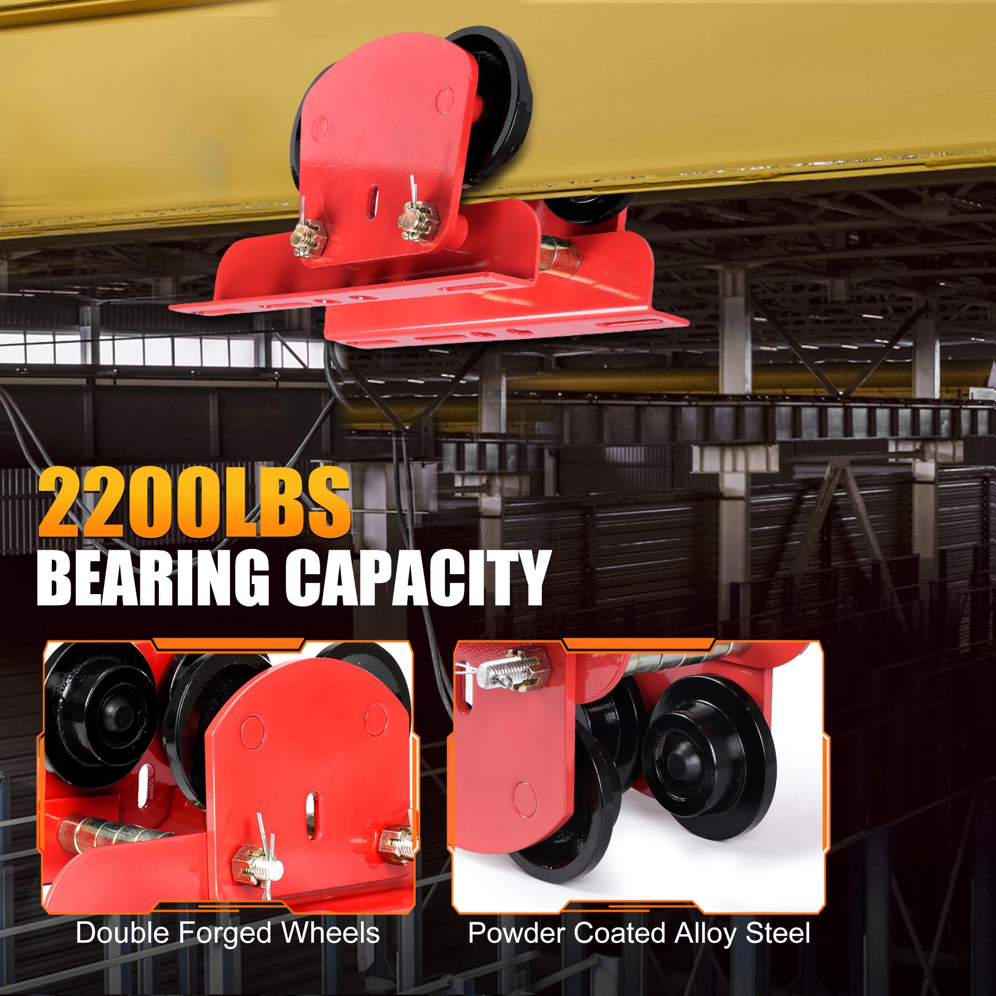 Snapklik.com : Rengue Electric Hoist Manual Trolley - 1Ton Capacity I ...