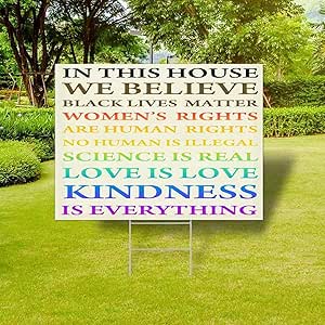 Amazon.com : Yard Sign Pride Parade Quotes Plastic Yard Lawn Sign 18x24 ...