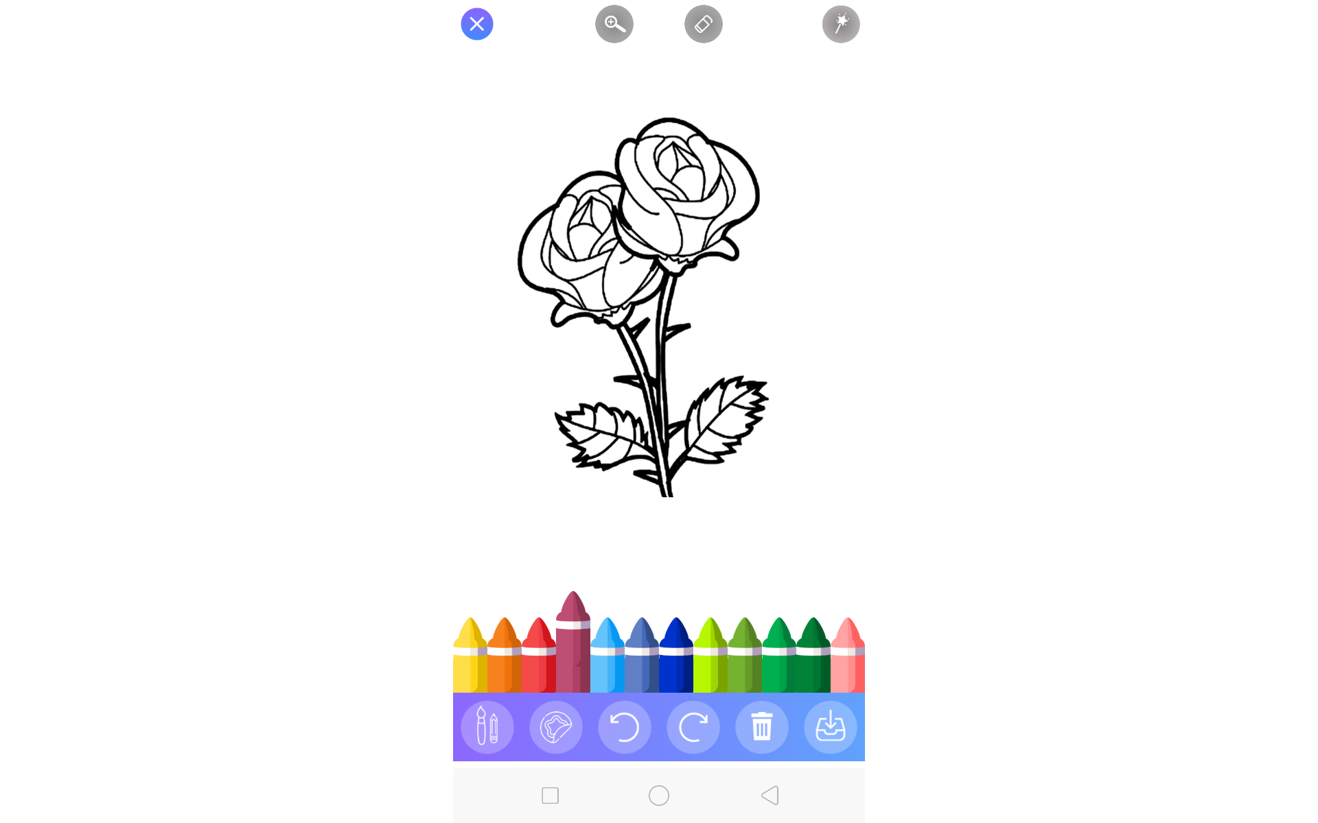 Flowers Coloring Glitter Games - App on the Amazon Appstore