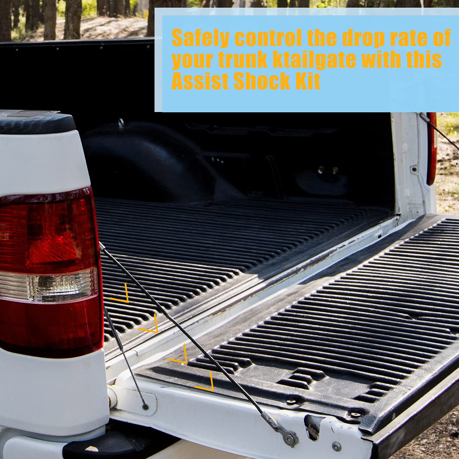 Snapklik.com : BTRLIACY Truck Tailgate Assist Shock Strut Kit,Heavy ...