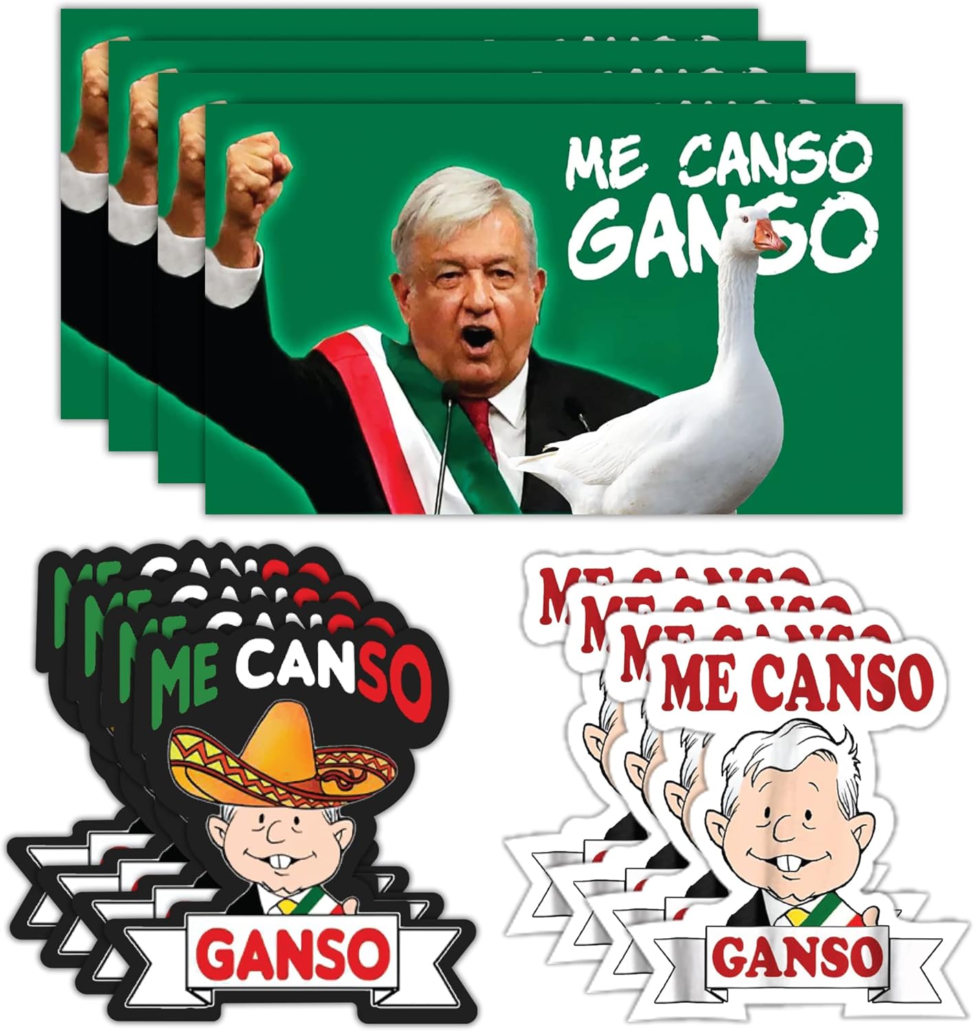 Amazon.com - Me Canso Ganso AMLO Lopez Obrador AMLITO Presidente ...