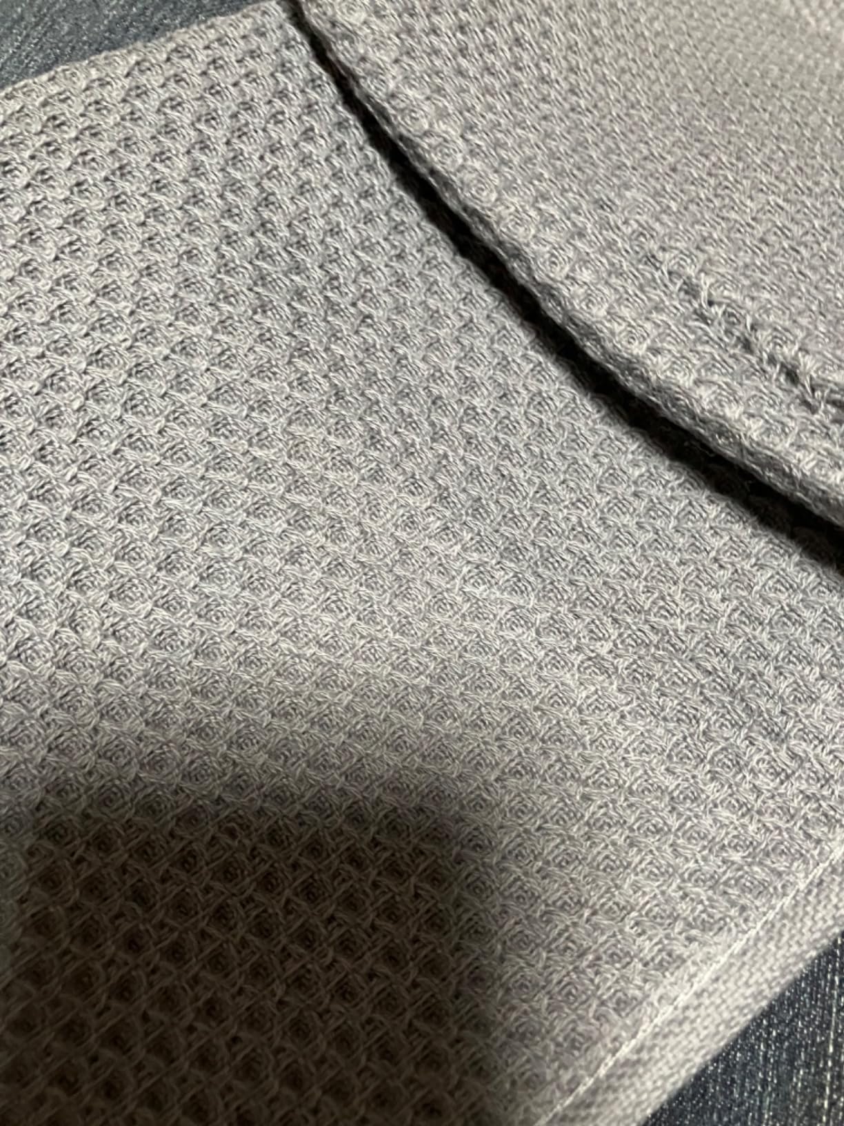 Amazon｜ORIGINLIFE(オリジンライフ) ワッフル織り 凸凹 速乾性 吸水性 通気性 綿100％ リゾートホテルタイプ 毛羽が出にくい 抑菌 伸縮性 薄手 サラッと ぽこぽこ 4枚 ...