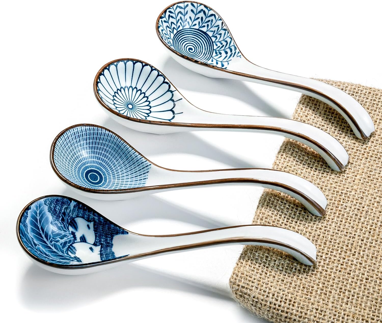 Amazon.com: Happy Sales Melamine Soba, Rice Spoons, Asian Chinese Won ...