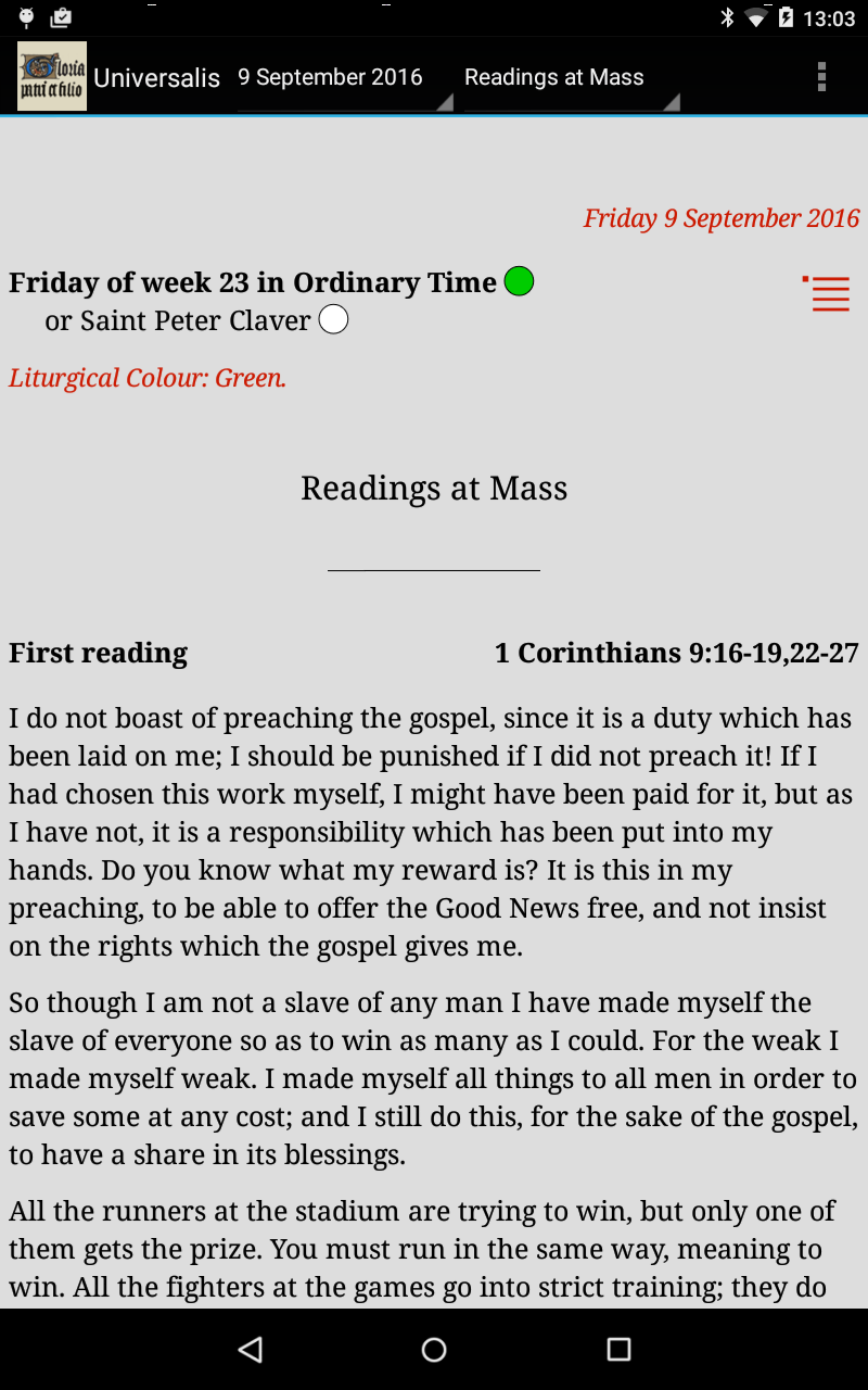 Universalis - App on Amazon Appstore