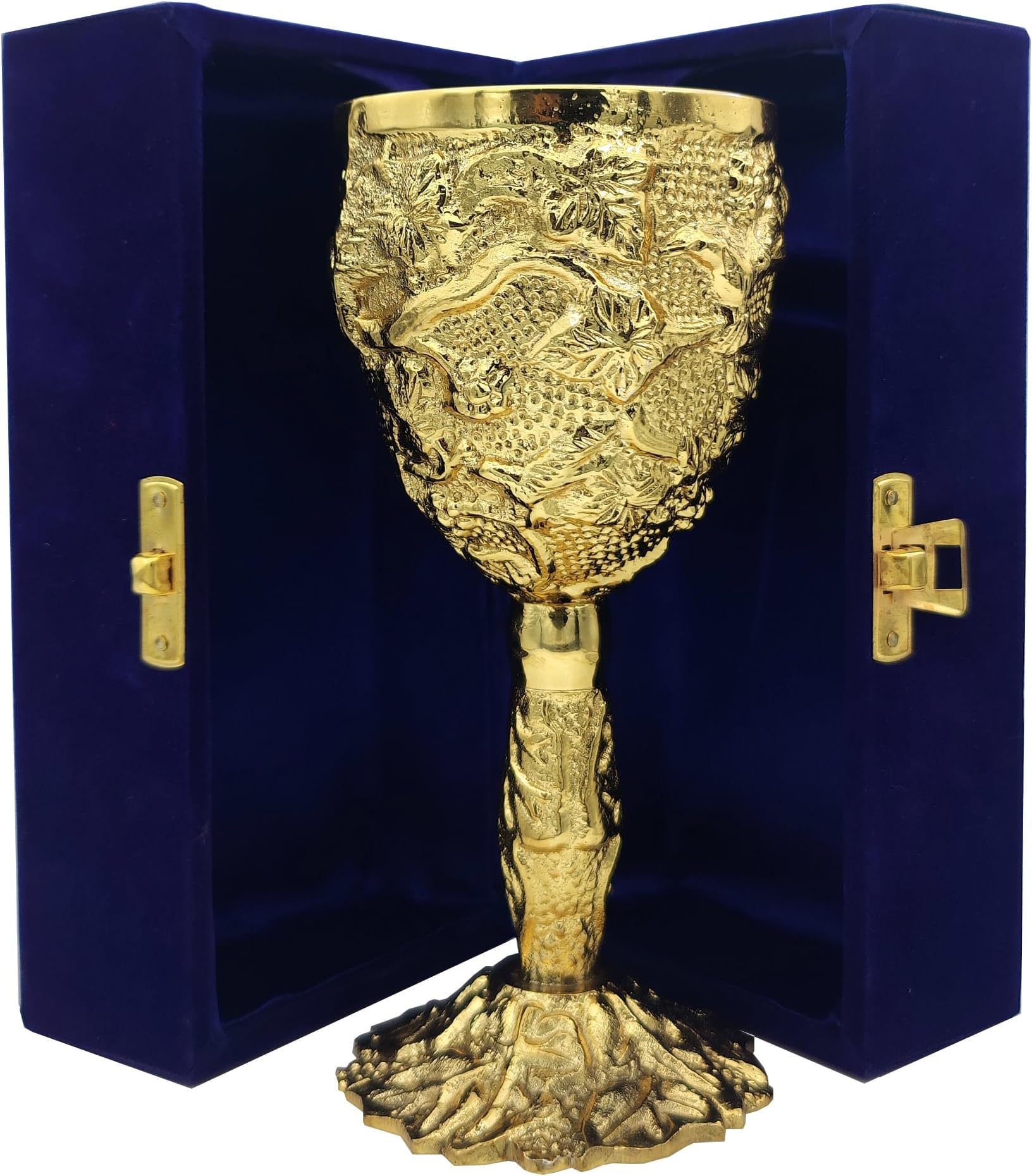 Amazon.com | Godinger Silver Chalice Goblet, 18oz: Goblets: Goblets ...