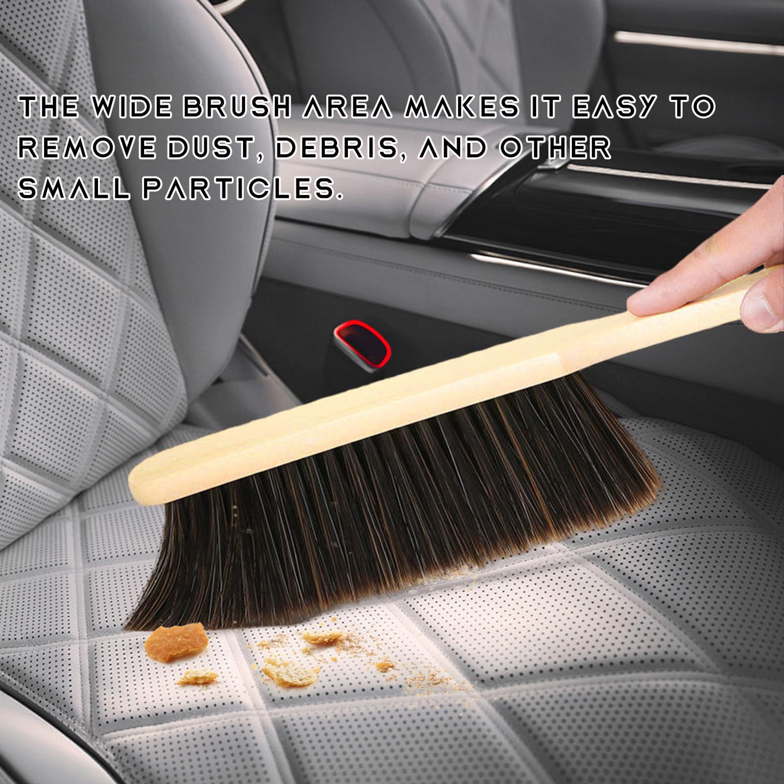 Snapklik.com : FSTURIOS Wooden Dust Brush, 14 Inch Bench Brush Horse ...