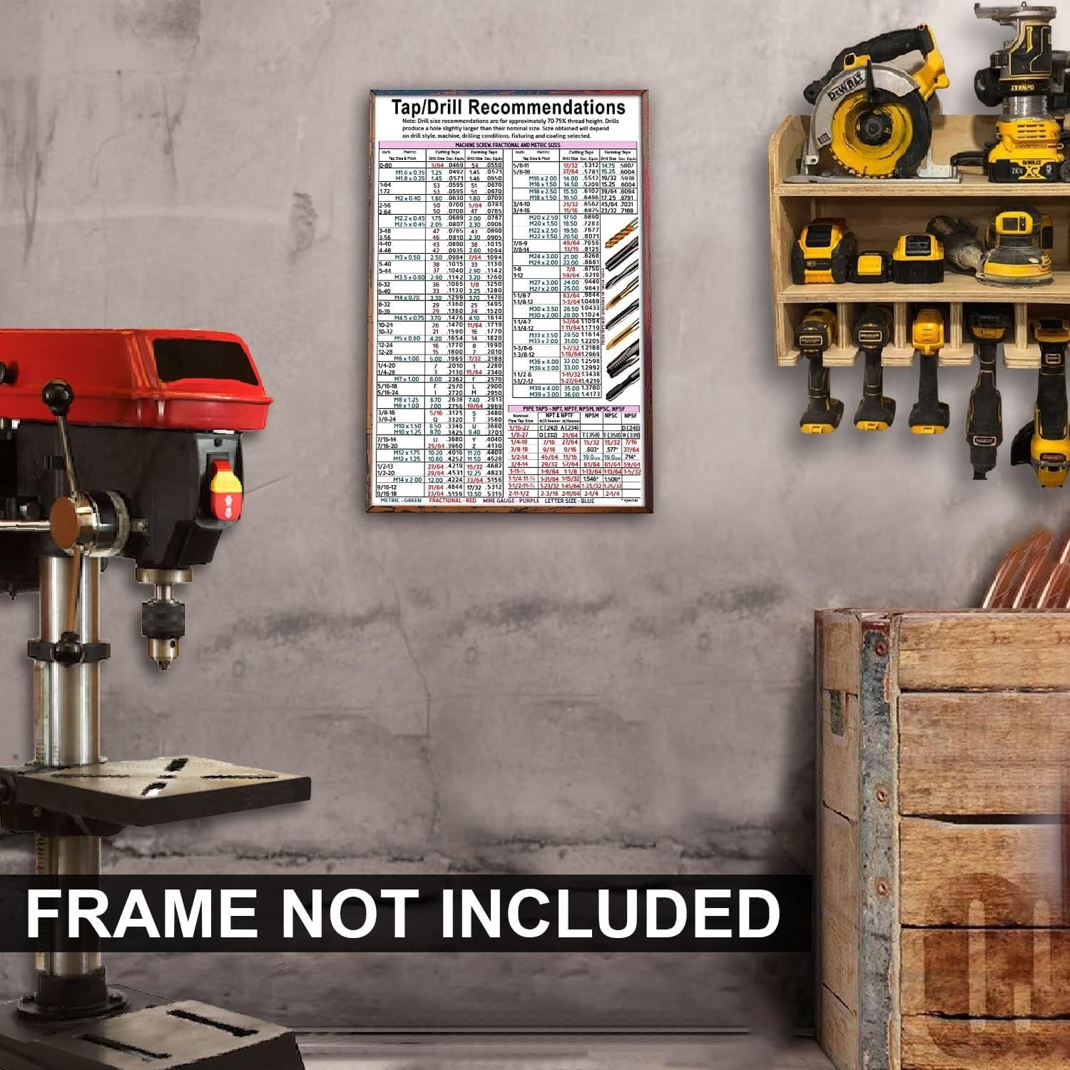 Snapklik.com : KING PRINT Tap Drill Knowledge, Tap Drill ...