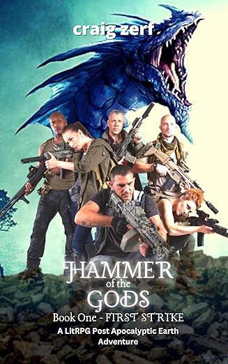 Amazon.com: Hammer of the Gods Book 1 – First Strike: A LitRPG Post Apocalyptic Earth Adventure ...