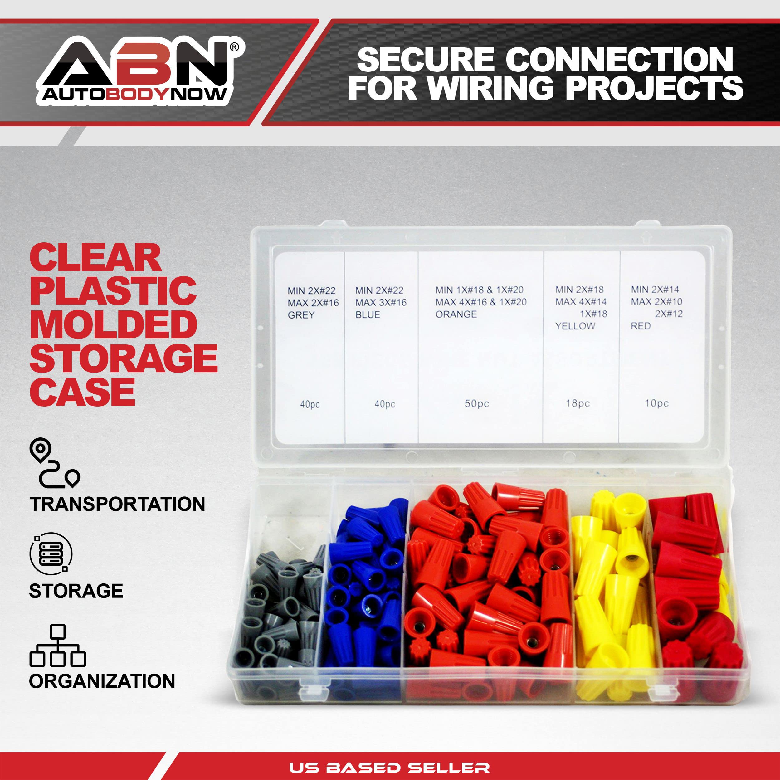 Snapklik.com : Wire Electrical Connectors - 158pc Assorted Wire ...