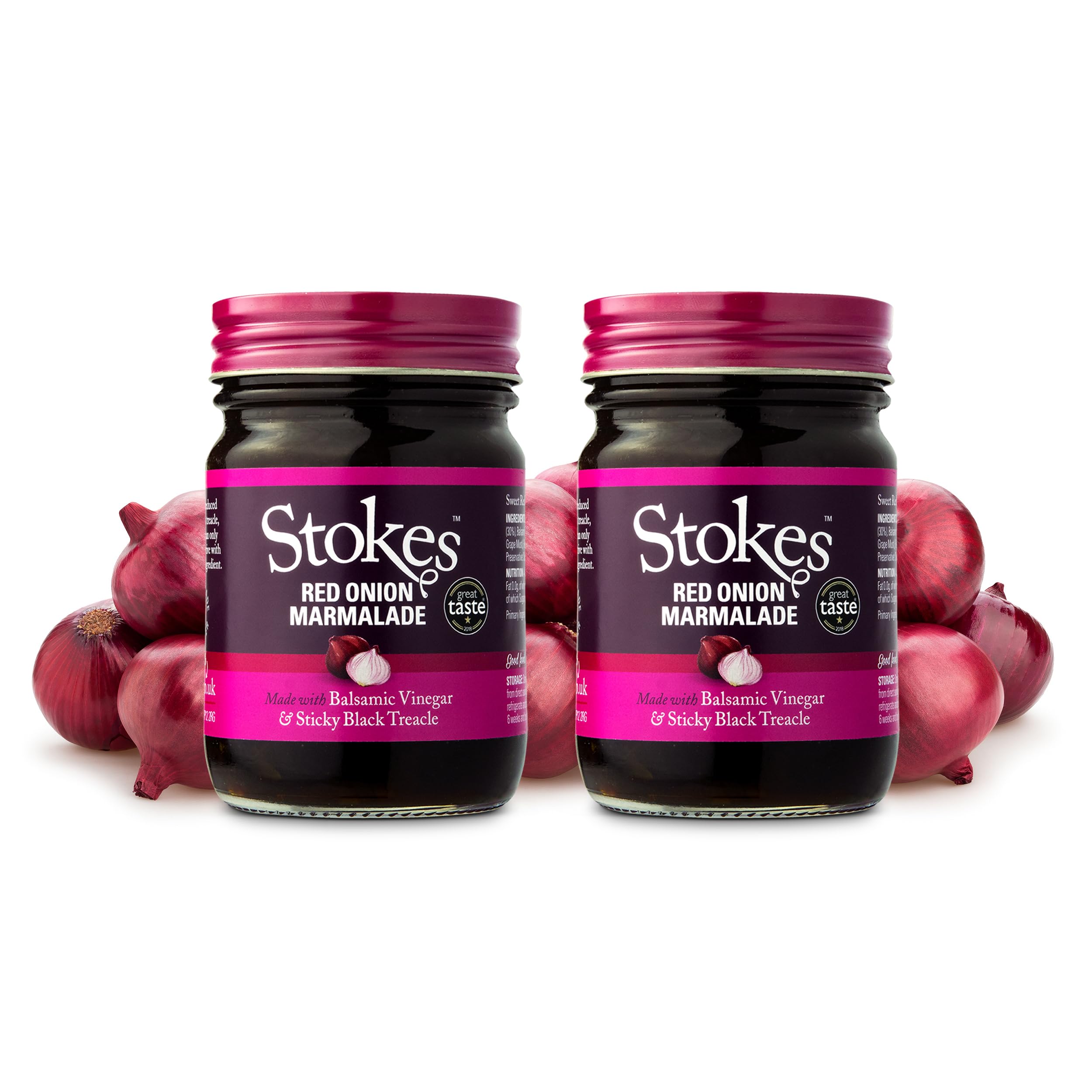 Amazon.com : Stokes Sauces Red Onion Marmalade (265g) - Pack of 2 ...