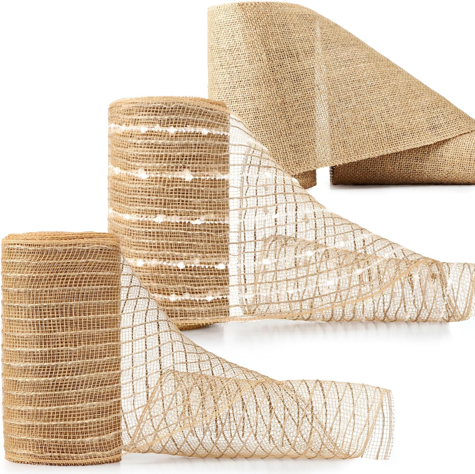 Amazon.com: 6 inch x 30 feet(10 Yards)-YYCRAFT Metallic Poly Mesh ...