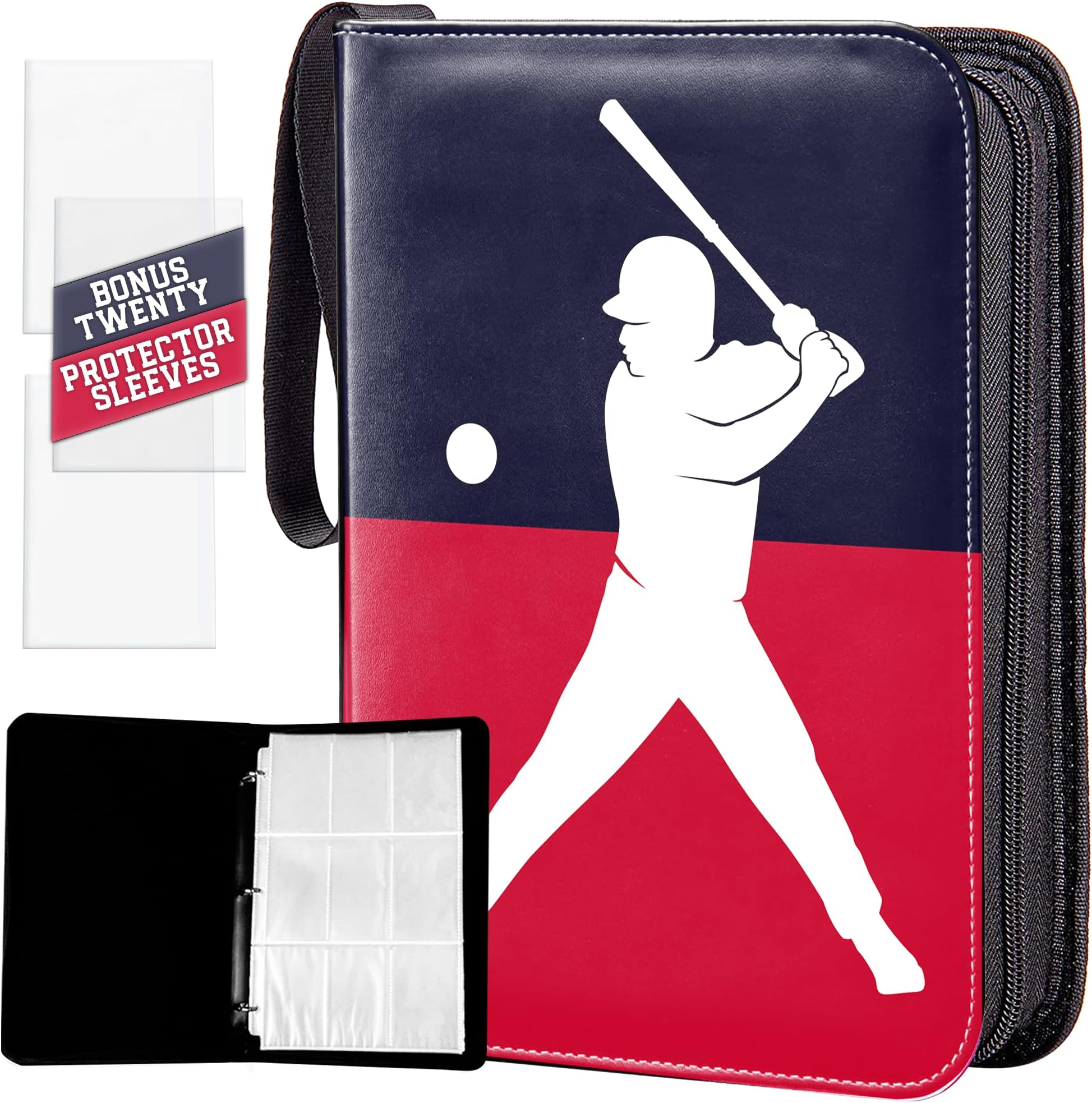 Amazon.com: 900 Pockets Baseball Card Binder for Baseball Card Storage ...