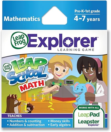 Amazon.com: LeapFrog Explorer Learning Game: LeapSchool Math : Toys & Games