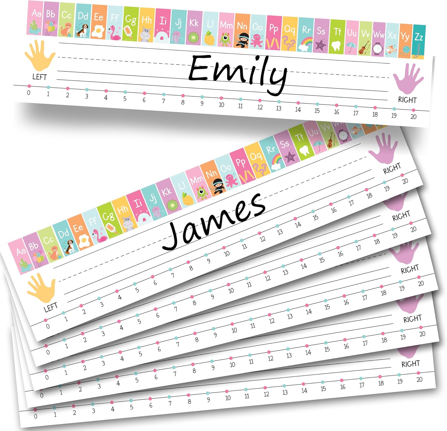 Desk Name Tags for Classroom -25 Student Name Plates for Classroom ...