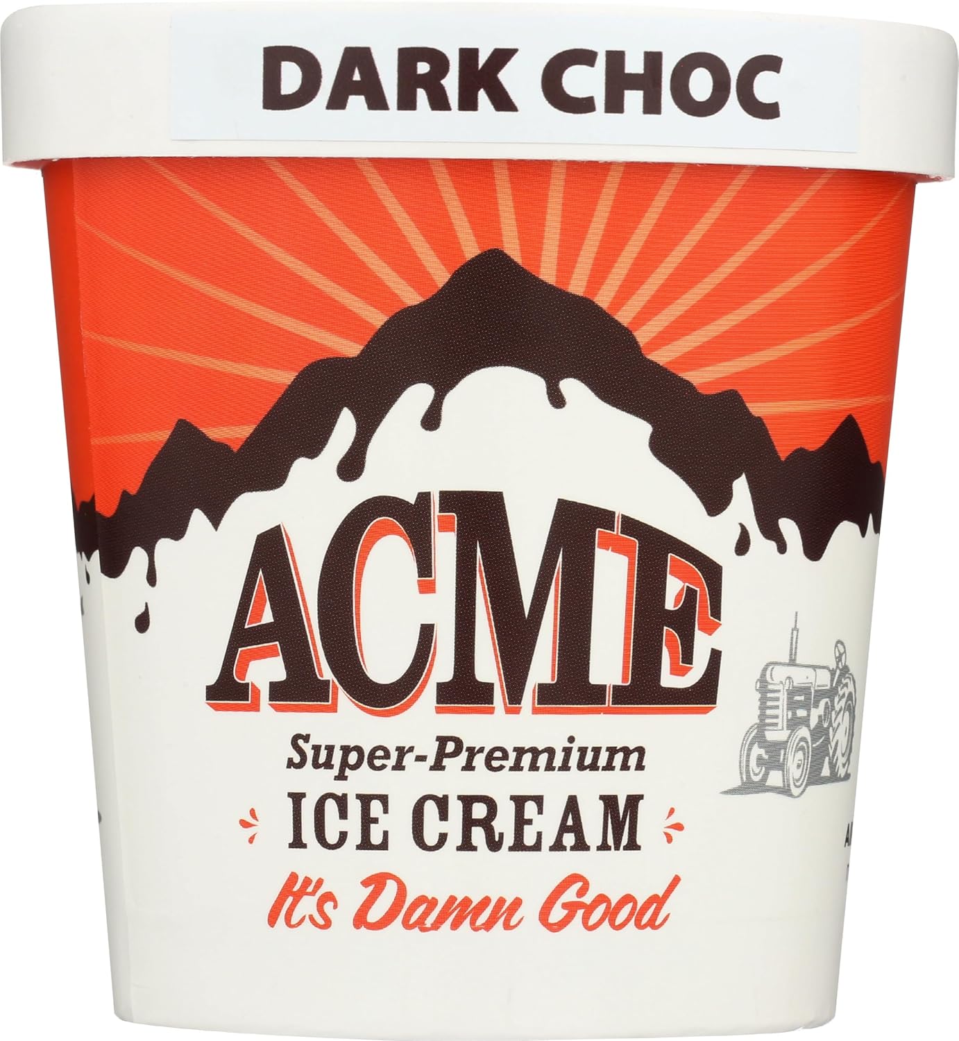 Amazon.com: Acme Valley Foods, Dark Chocolate Ice Cream, 16 Ounce ...