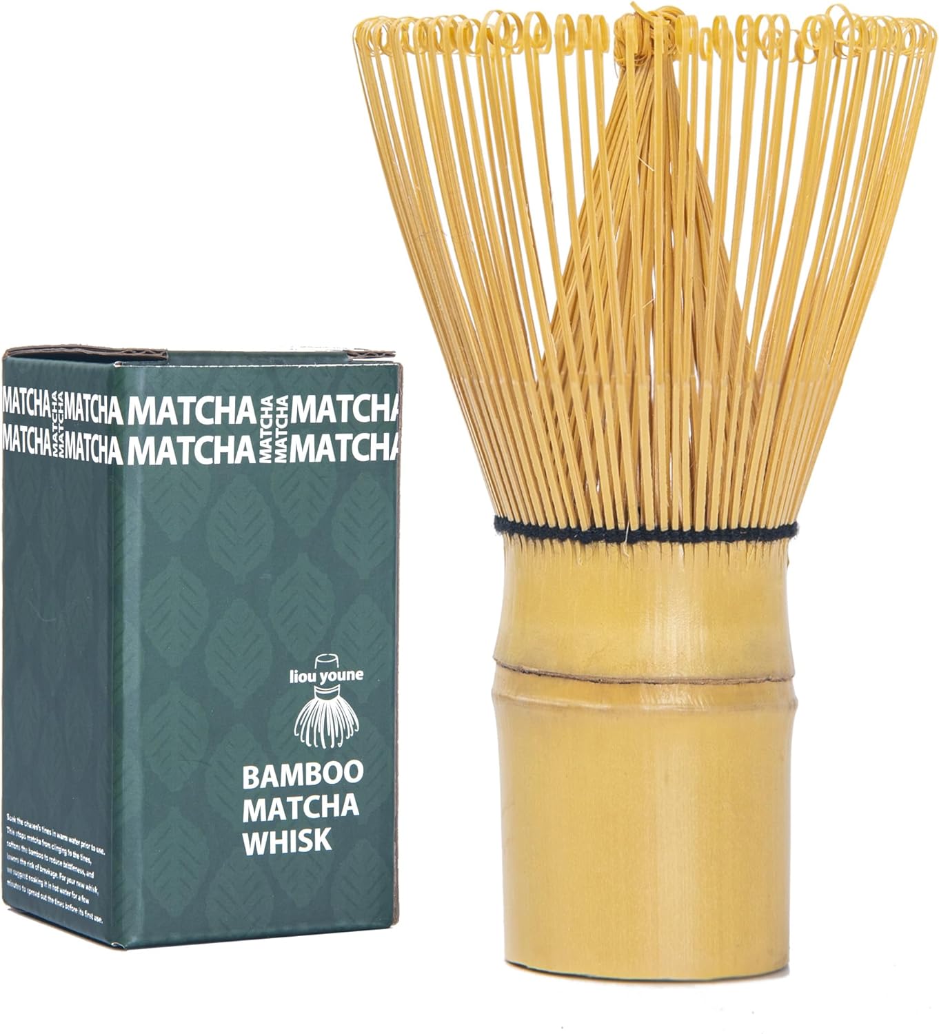 Amazon.com: Traditional Japanese Matcha Whisk, 100-Prong Handcrafted ...