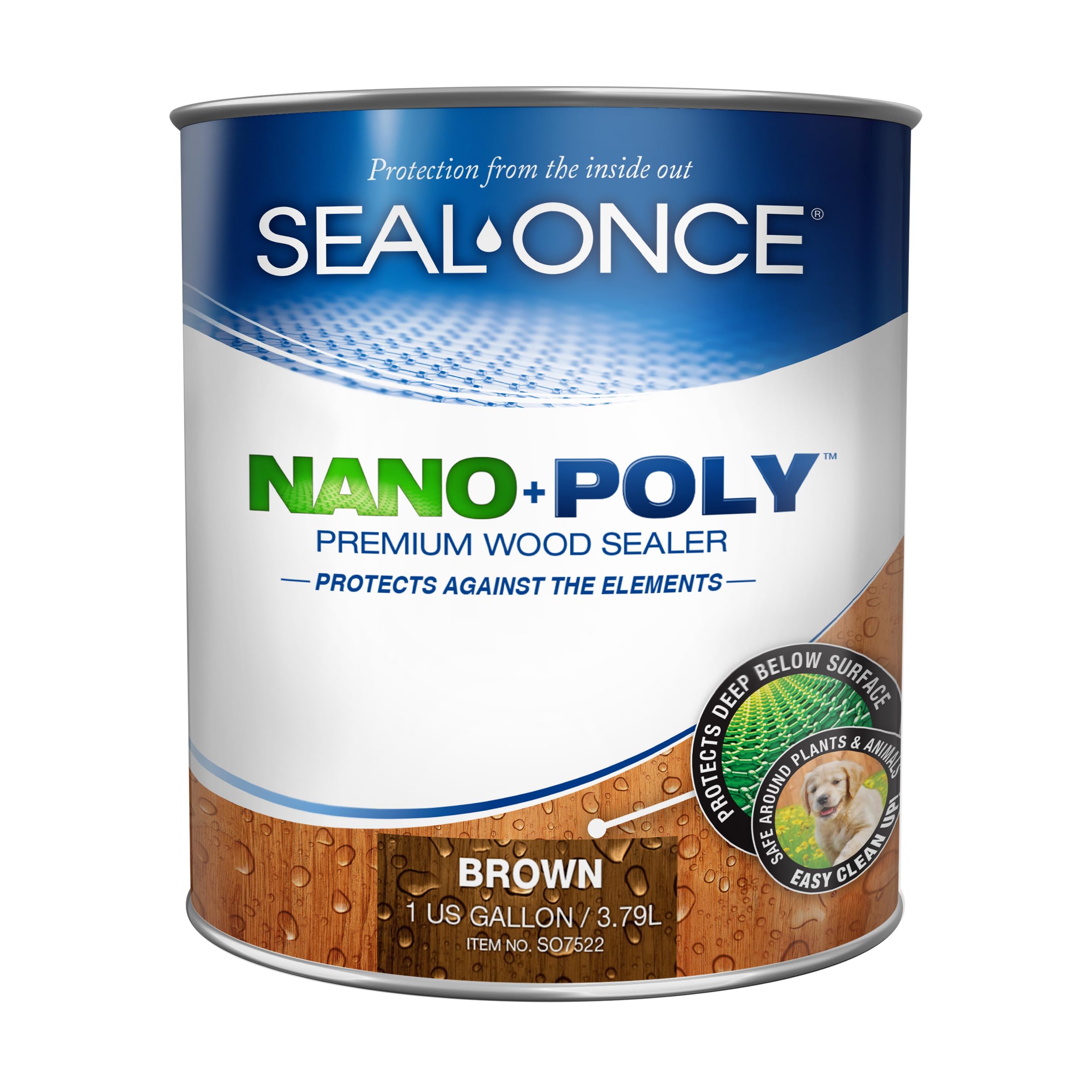 Snapklik.com : Seal-Once Nano+Poly Penetrating Wood Sealer