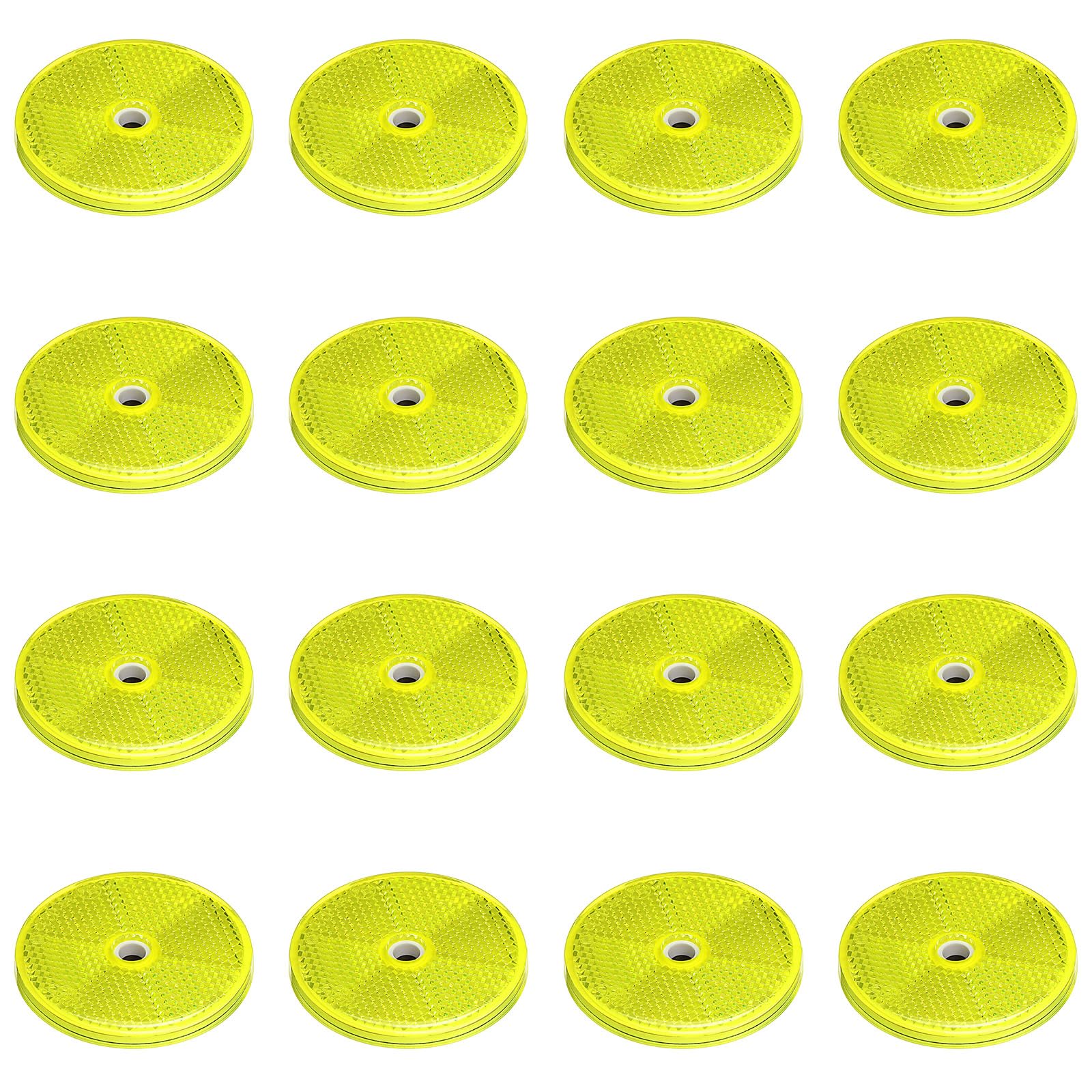 Snapklik.com : Kingdder 16 Pack Front Reflector Round Reflector For ...