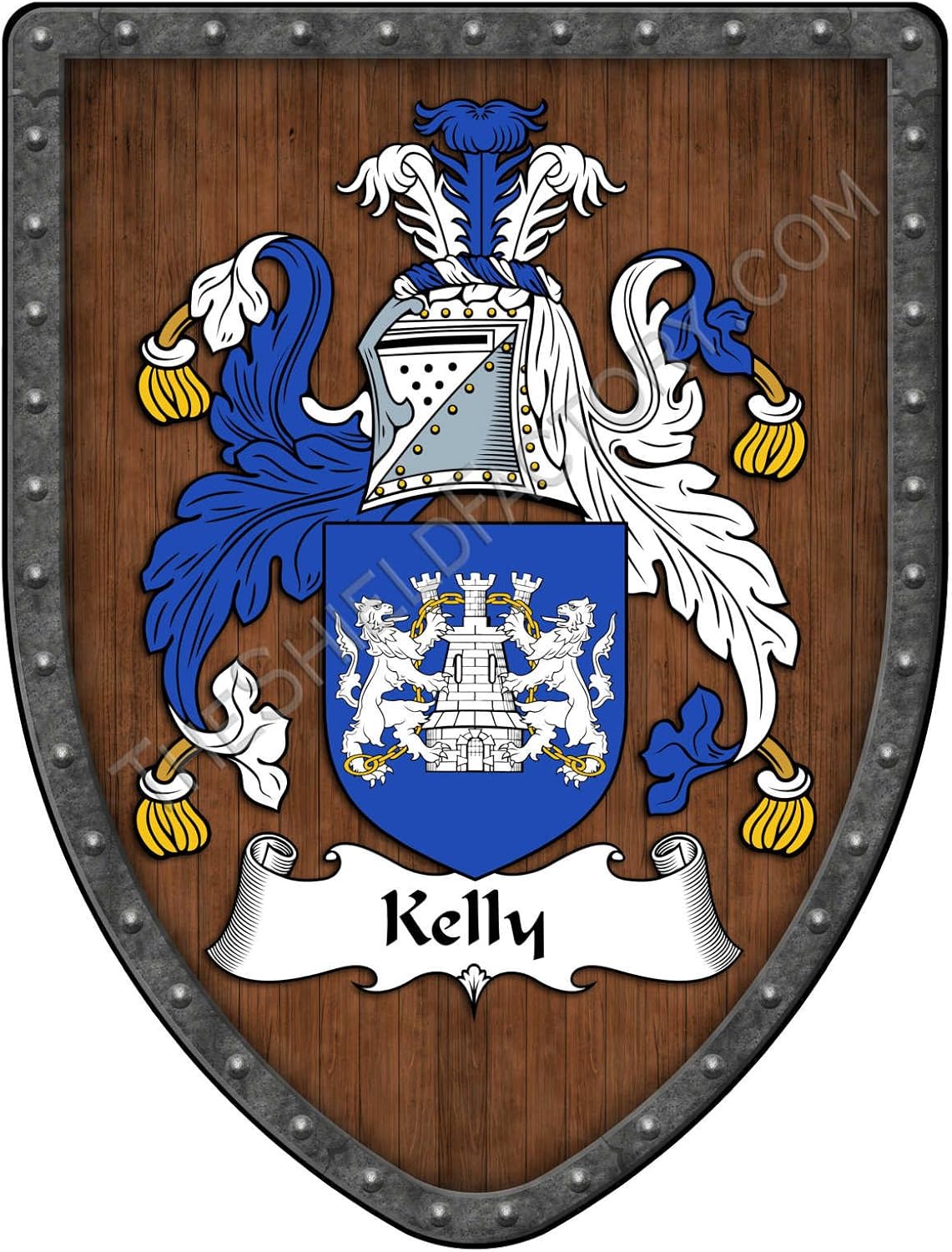 Amazon.com: Kelly Family Crest Custom Coat of Arms, Family Ancestry and ...