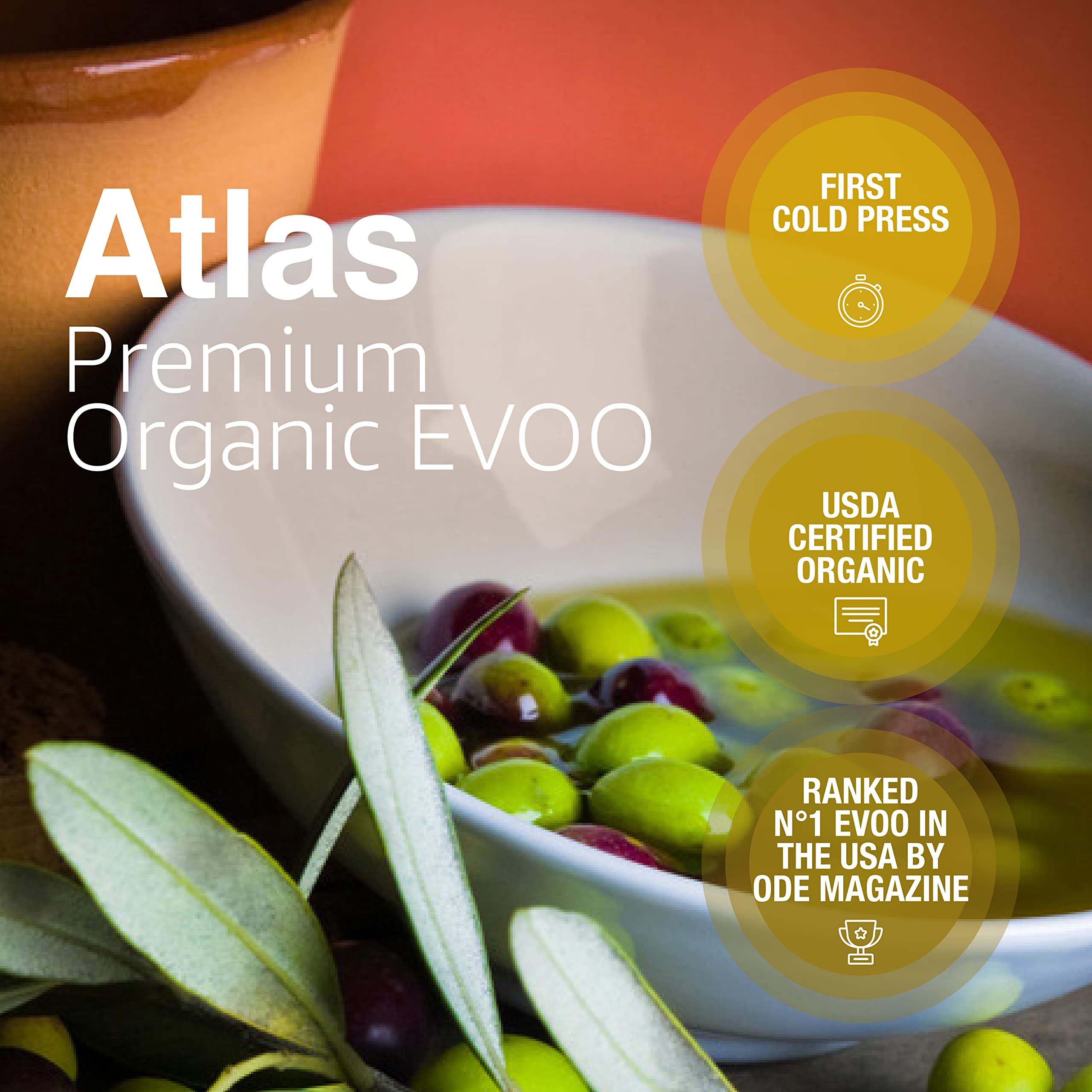 Snapklik.com : Atlas Organic Cold Pressed Moroccan Extra Virgin Olive ...