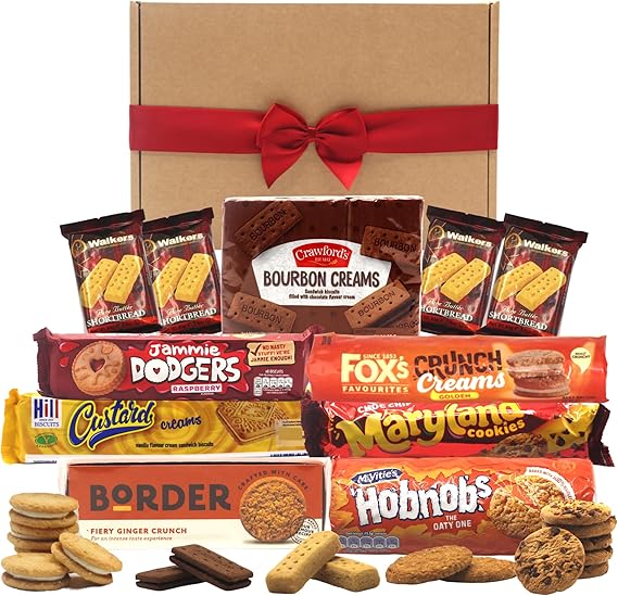Biscuits Gift Set Biscuit Hamper Bundle (8 Varieties of Biscuits) in a ...