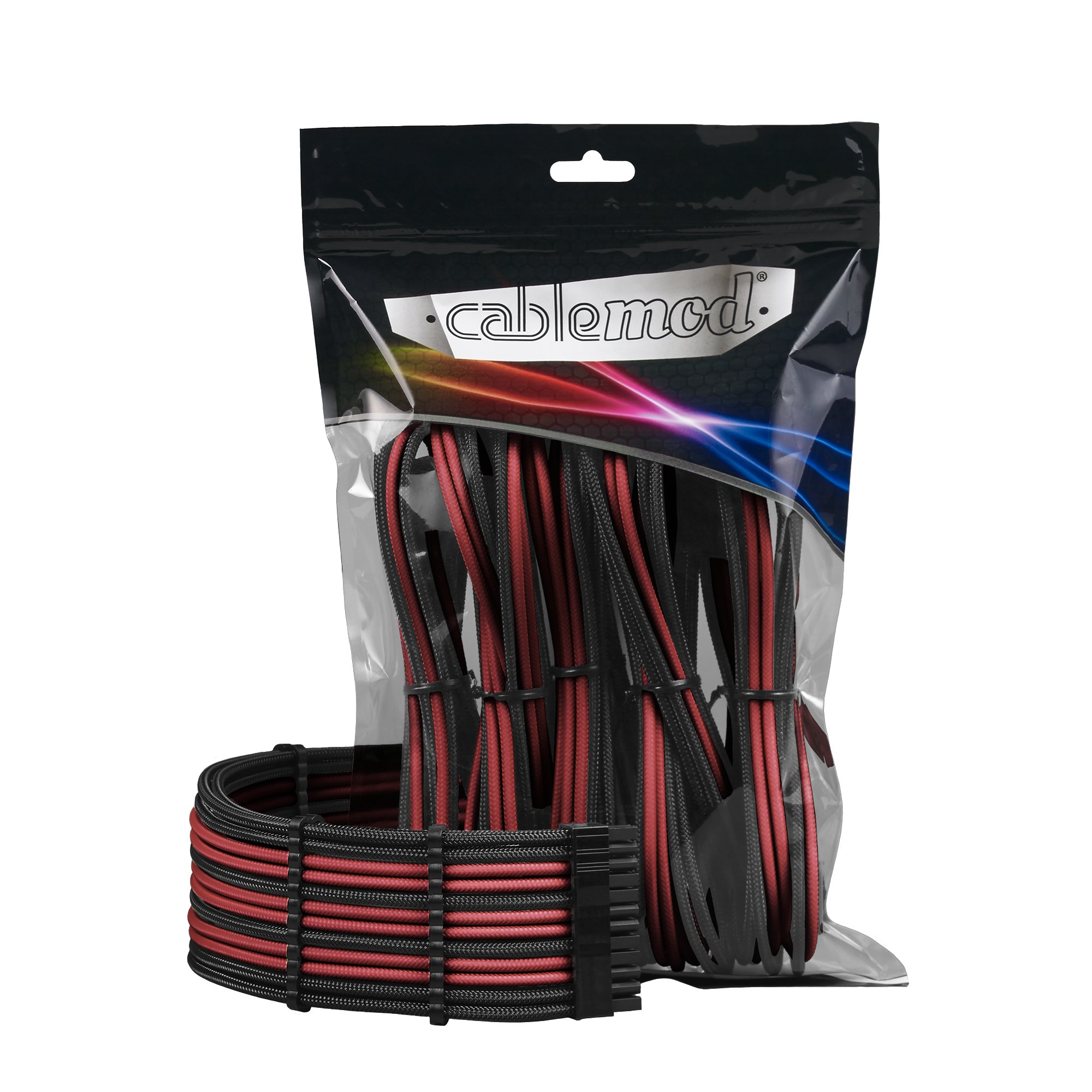 CableMod Pro ModMesh - Kit de extensión de Cable, Rojo, carbón (Carbon ...